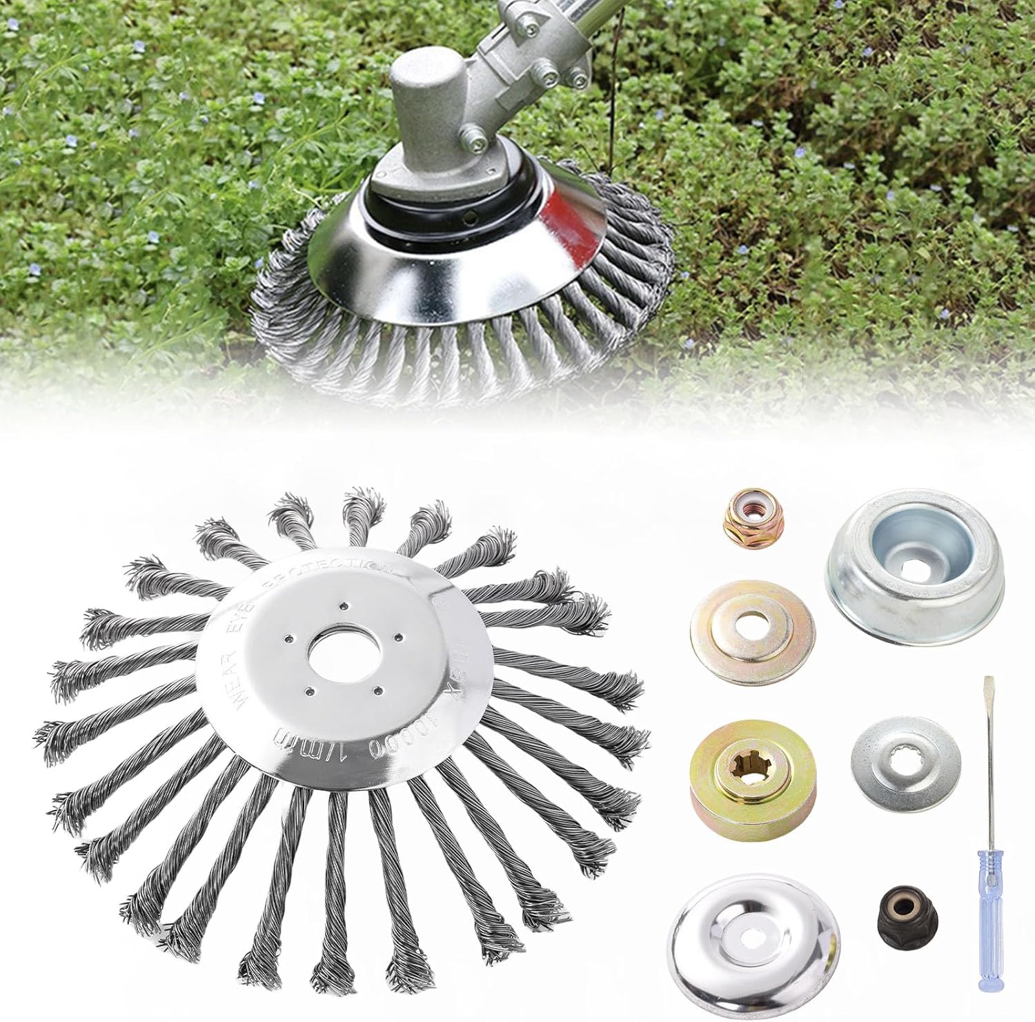 Amazon.com : 10 Inch Unbreakable Wired Trimmer Blade Weed Eater ...