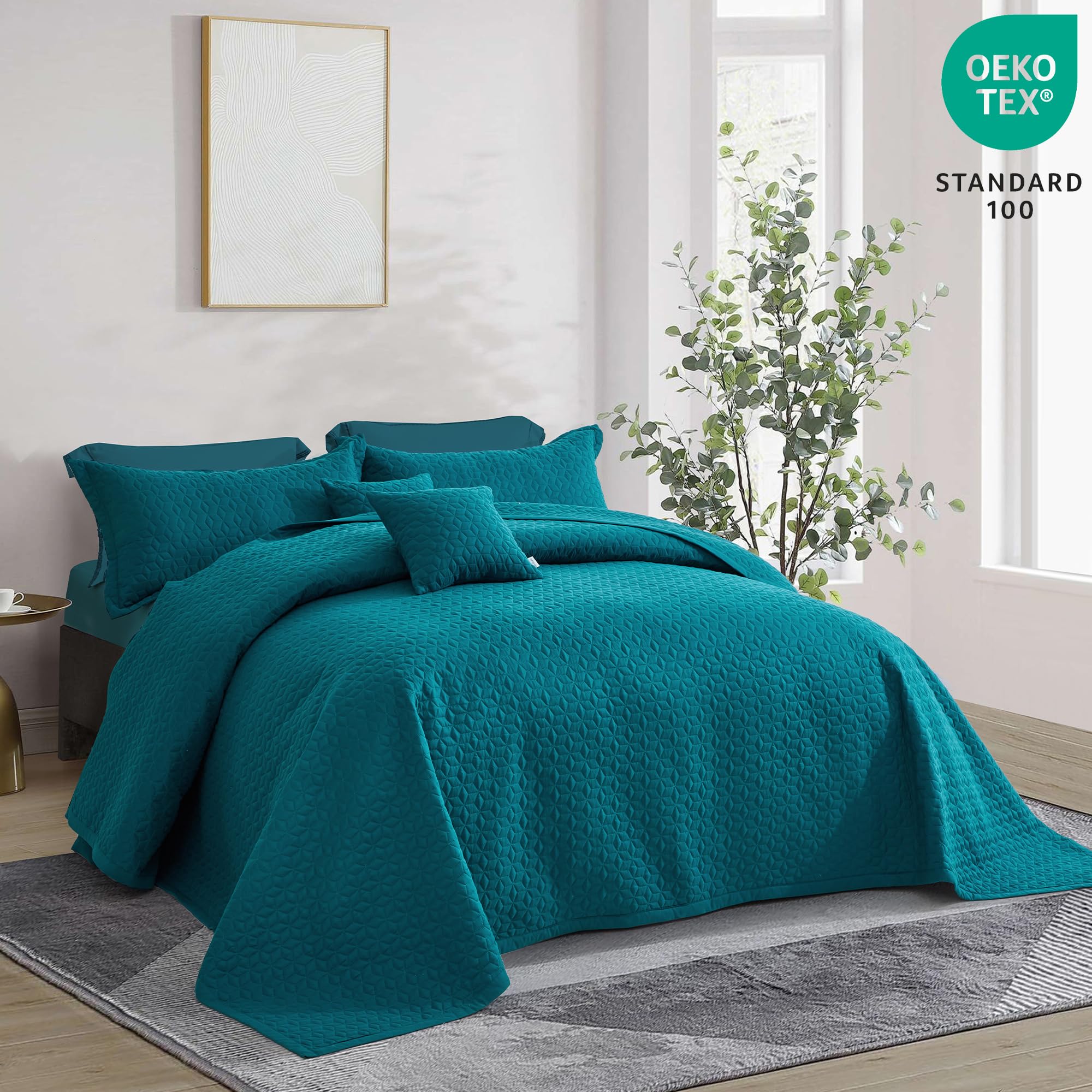 Snapklik.com : Blythease Oversized King Bedspread 128x120 Extra Wide
