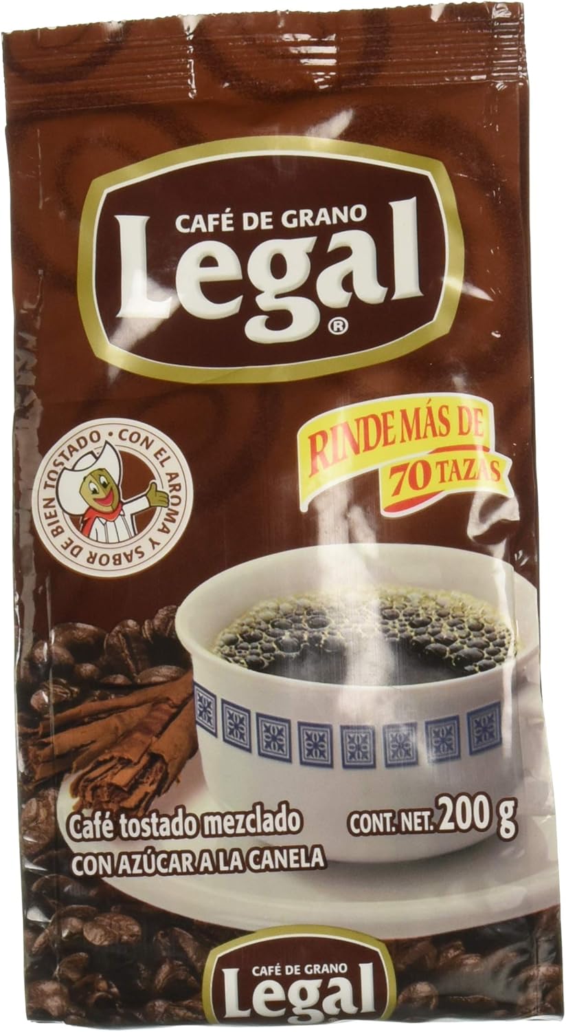 Legal, Café de grano, 200 gramos : Amazon.com.mx: Alimentos y Bebidas