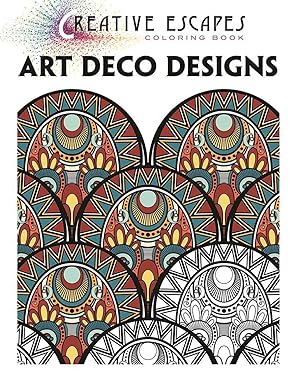 Creative Escapes Coloring Book: Art Deco Designs: Racehorse Publishing ...