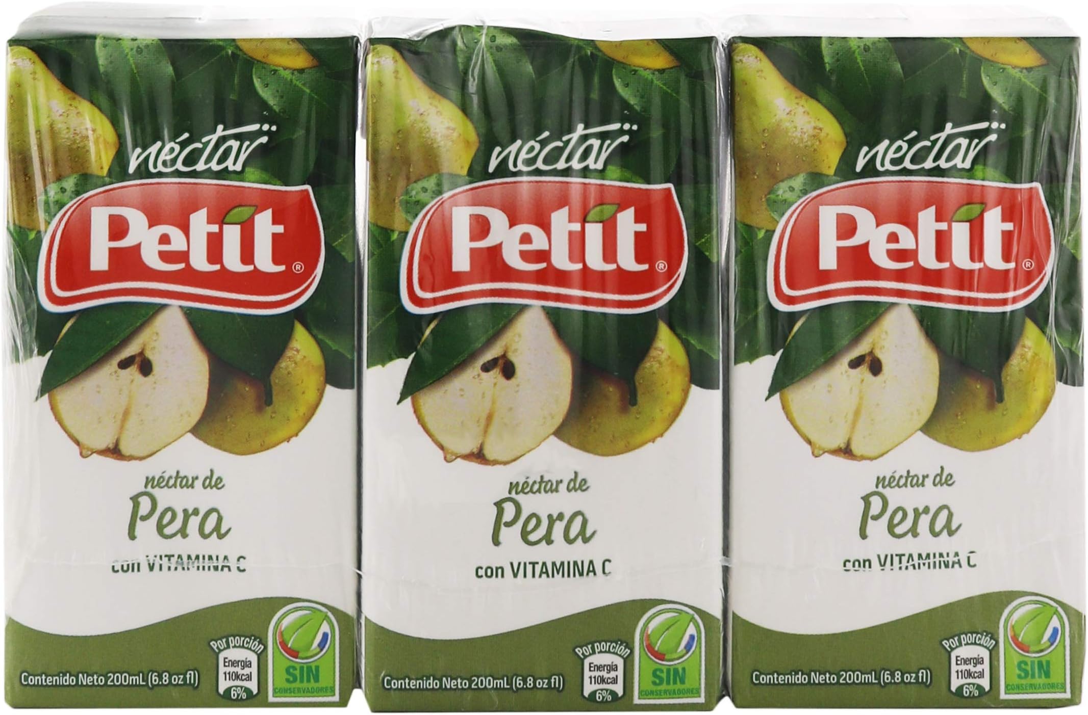 Amazon.com : Petit Pear Nectar with Vitamins C 3PK : Energy Drinks ...