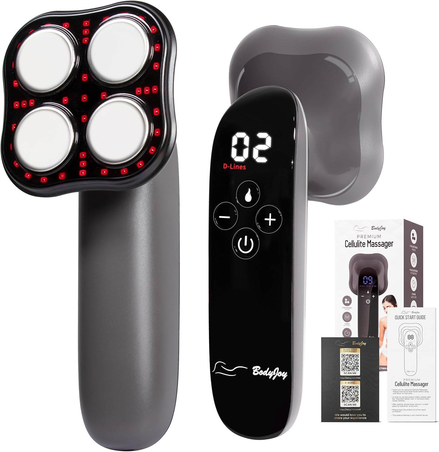 Amazon.com: BodyJoy Cellulite Massager, Handheld Massager - Body ...
