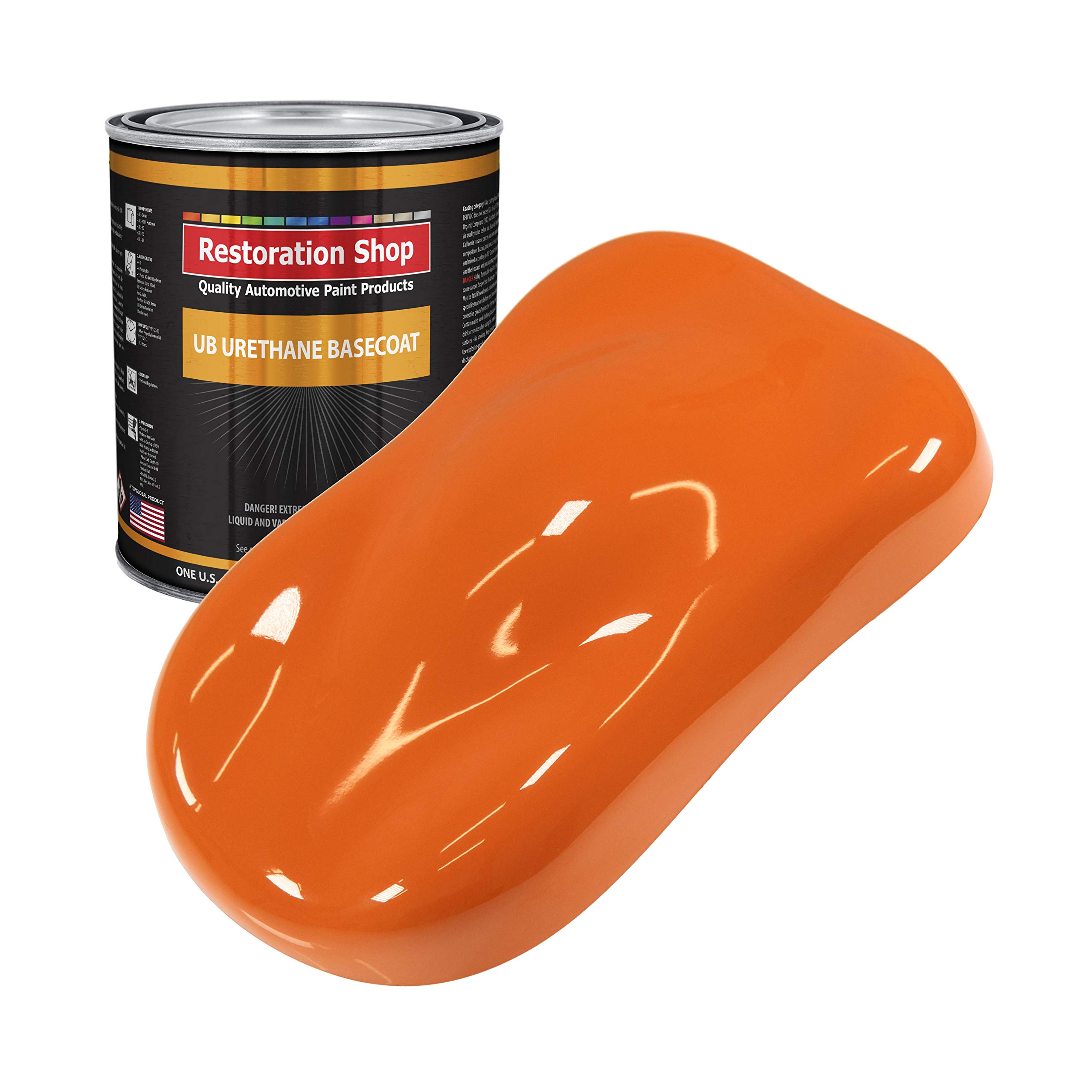 Amazon.com: Restoration Shop - Omaha Orange Urethane Basecoat Auto ...