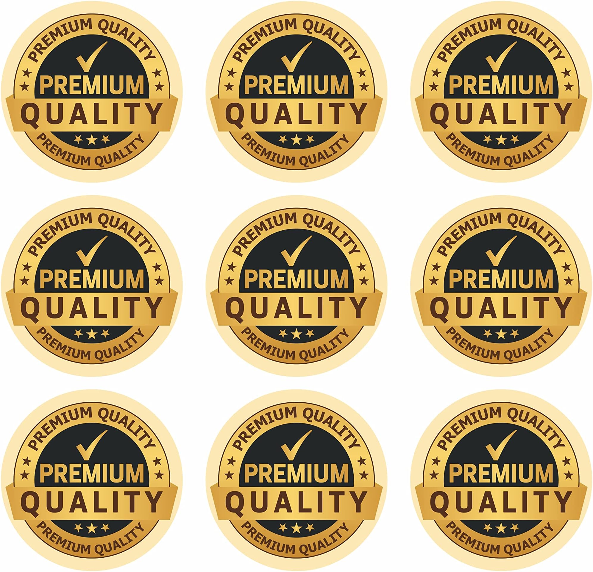 Anne Print Solutions® Pack of 800 Pcs P.Q Die Cut Stickers Self ...