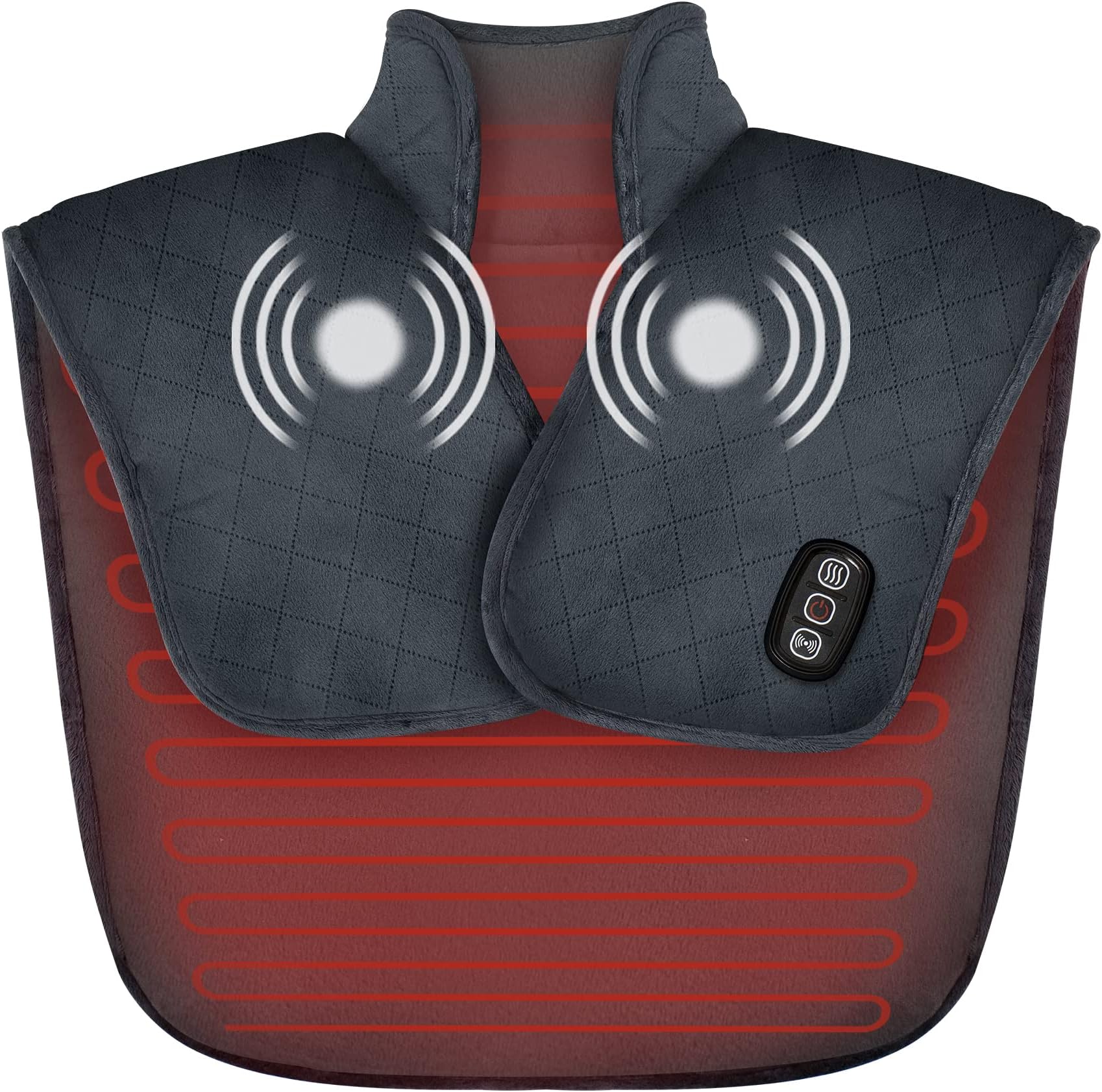 Amazon.com: Homedics Vibration Heated Shoulder Massager Wrap, Comfort ...