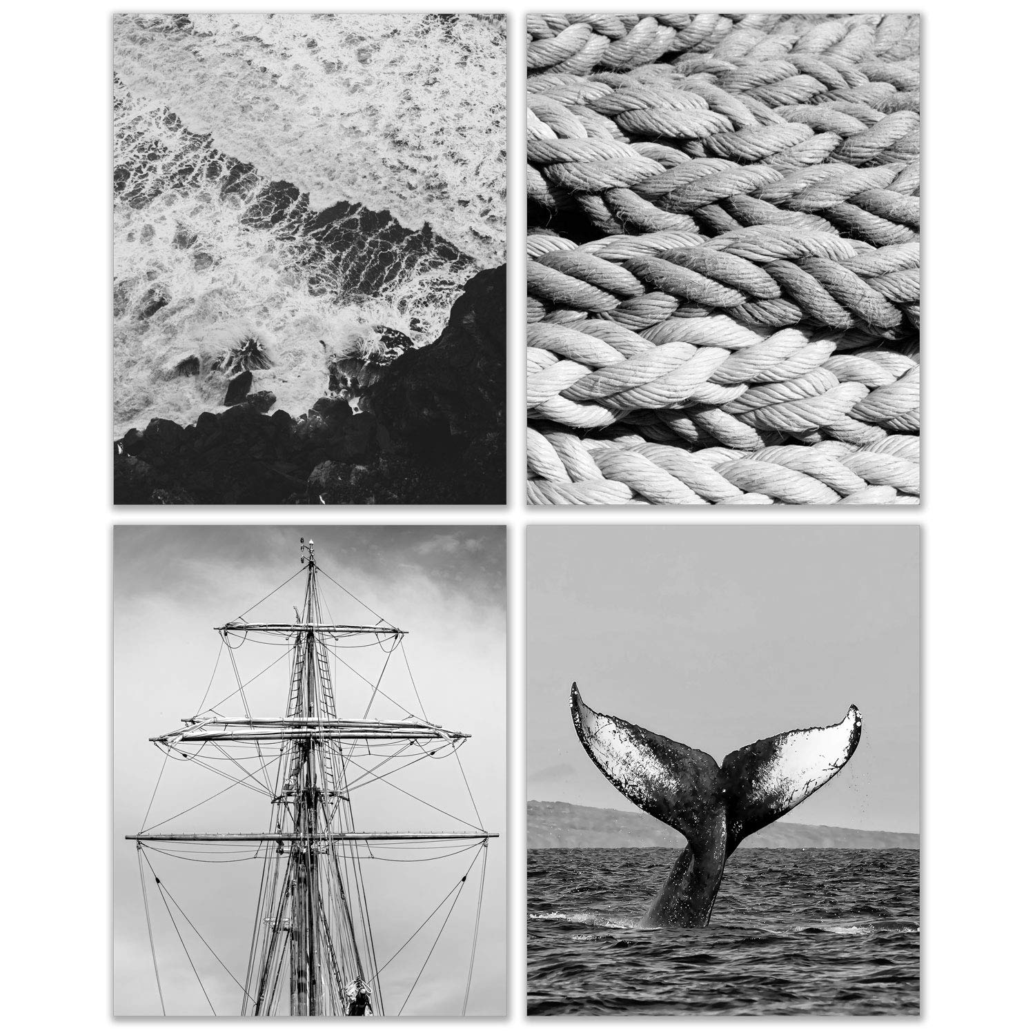 Black And White Nautical Photography