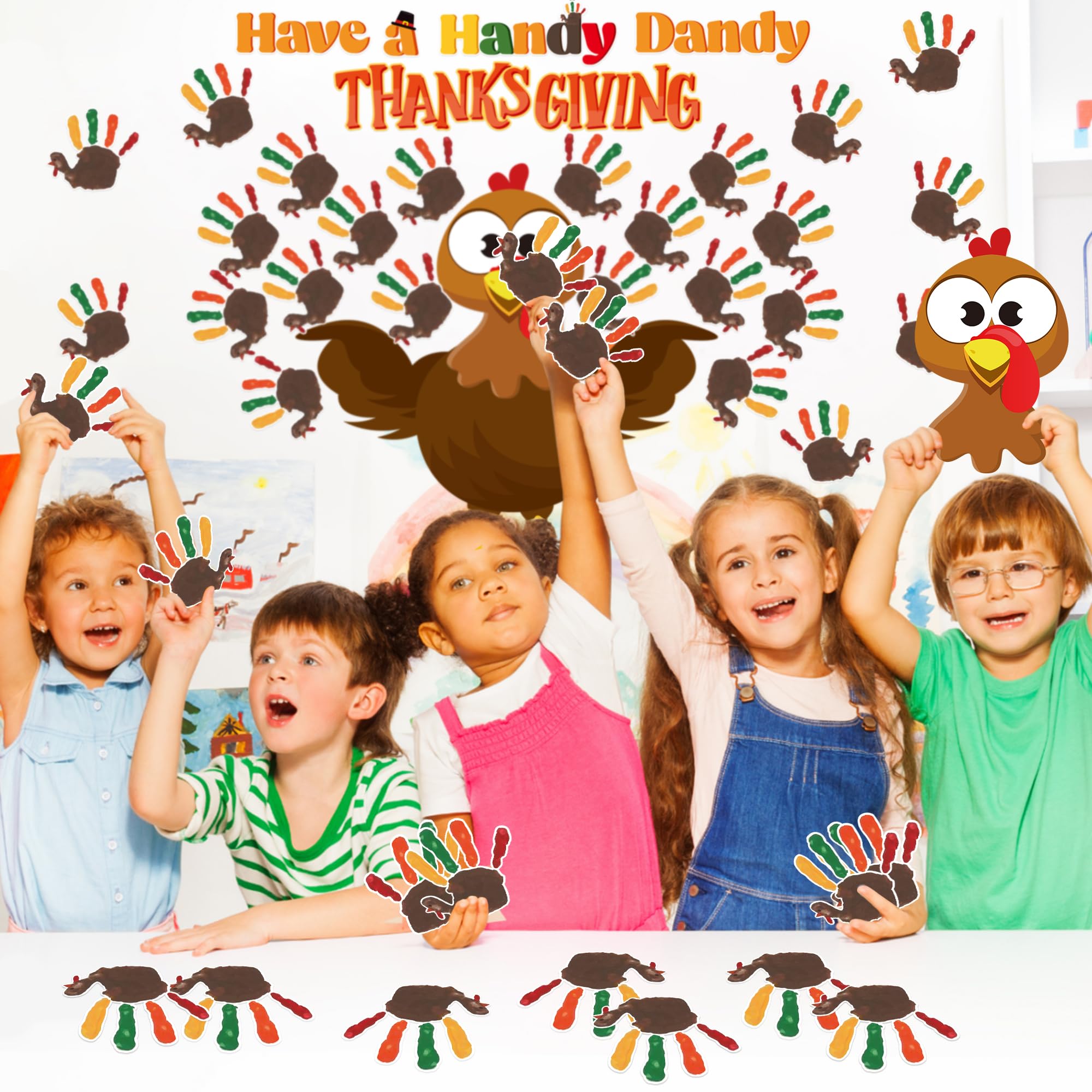 Thanksgiving Preschool Mural