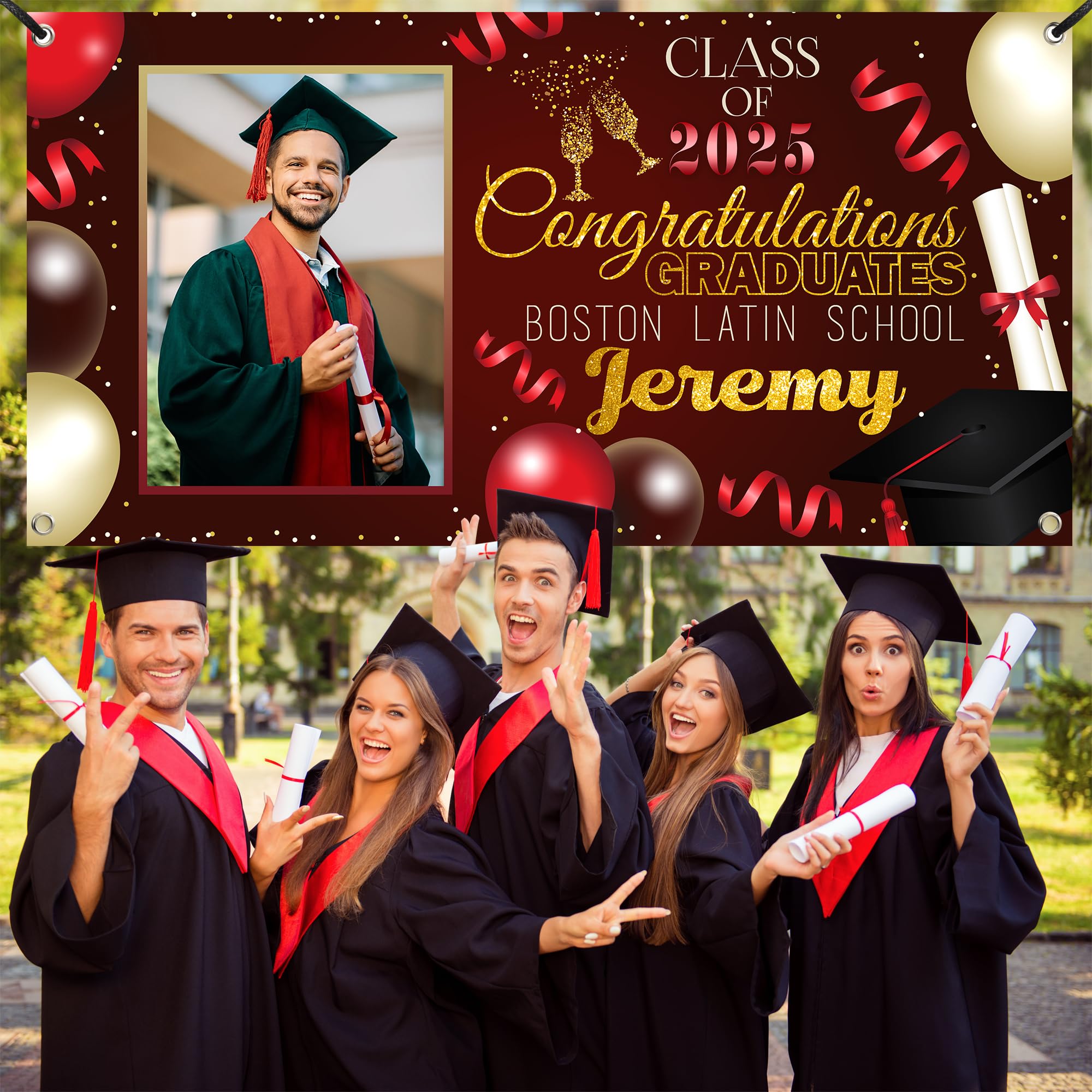 Personalized Graduation Banners 5ft X 2ft Class Of 2023 Graduation