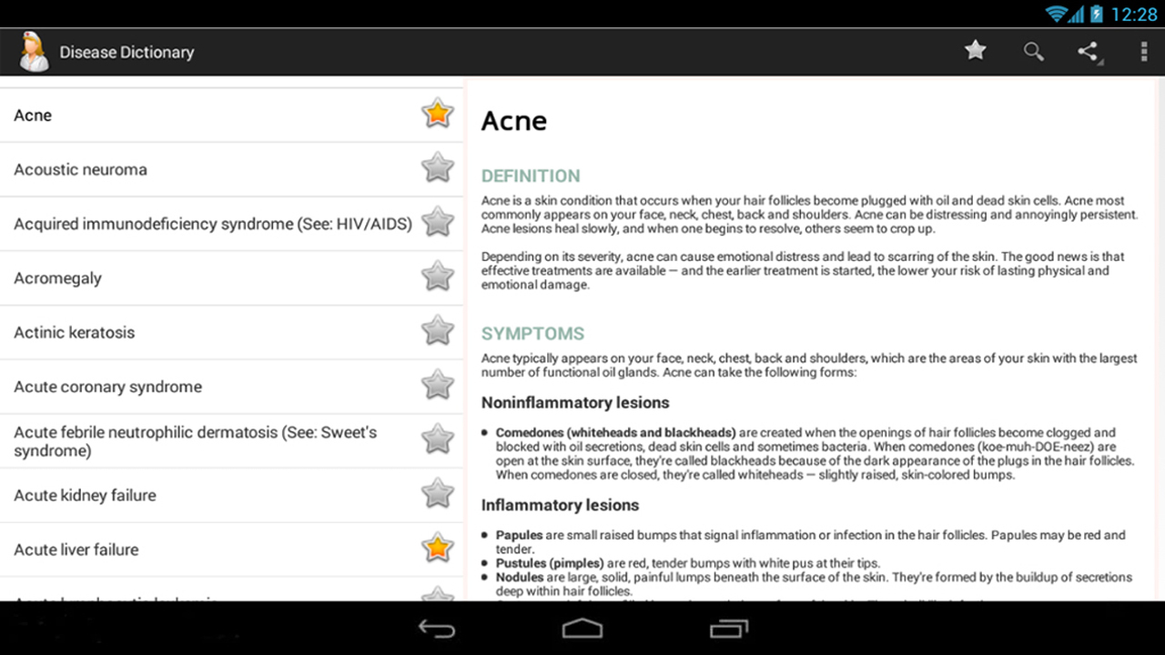 Diseases Dictionary - App on Amazon Appstore