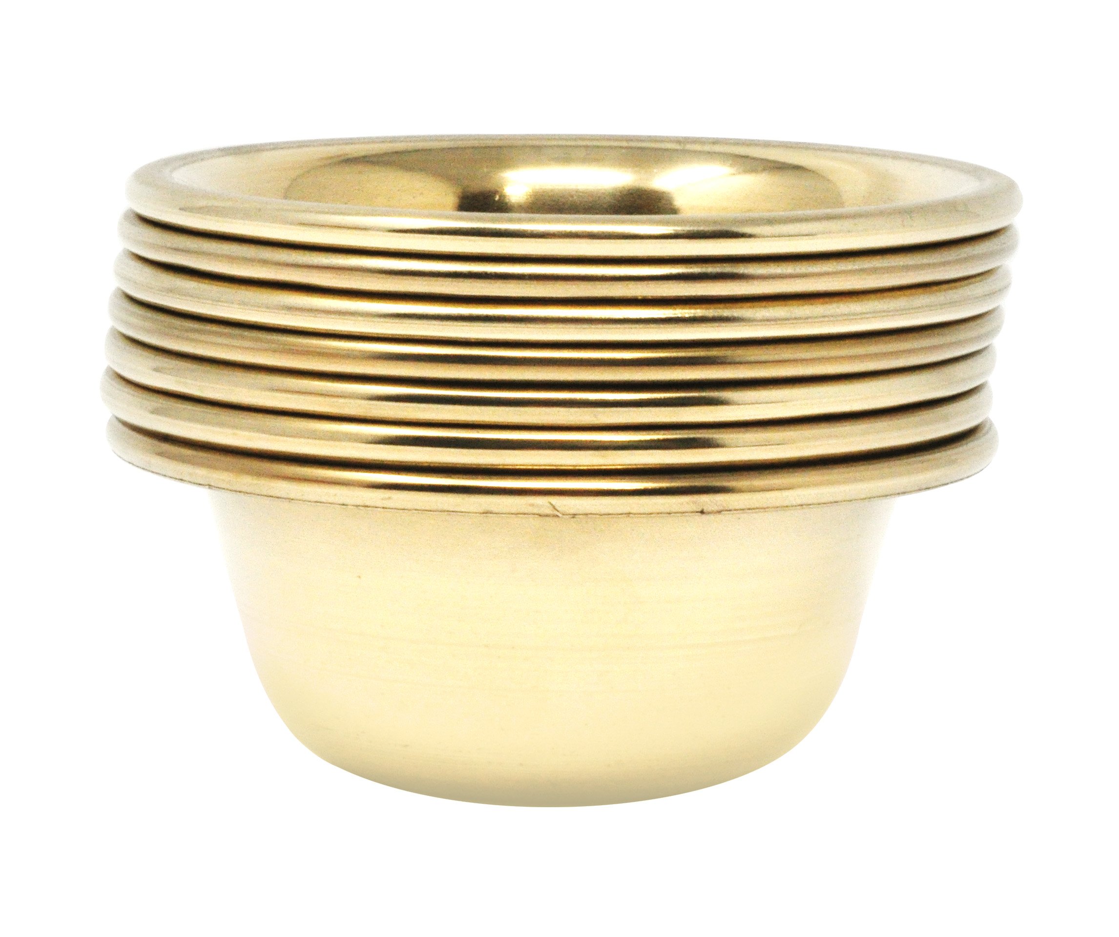 Amazon.com: Mudra Crafts Brass Copper Offering Bowl Set of 7 Tibetan ...