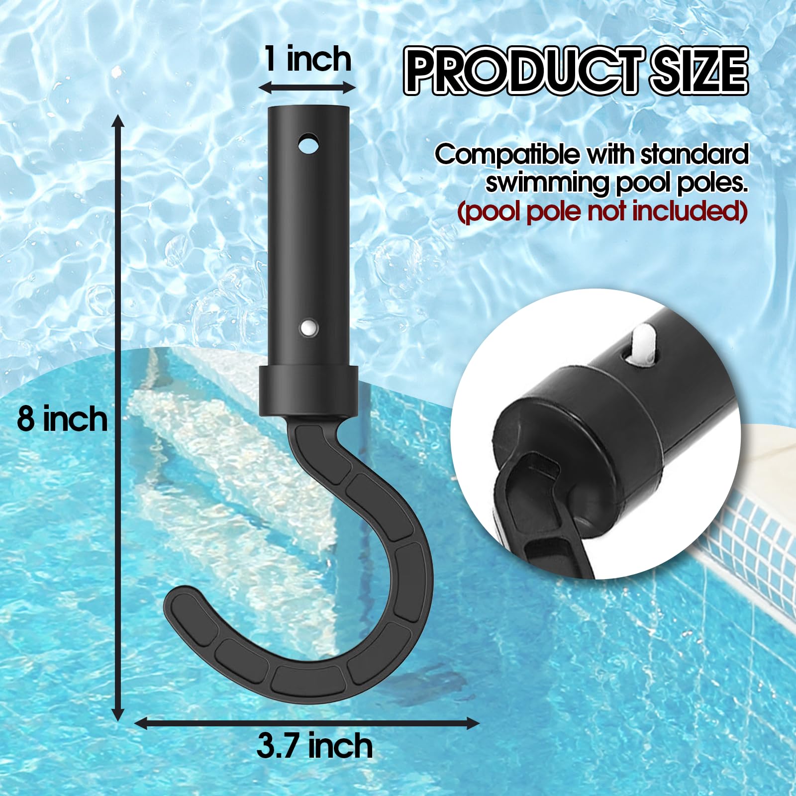 Snapklik.com : UCEDER Universal Pool Hook For All Robotic Cleaners ...