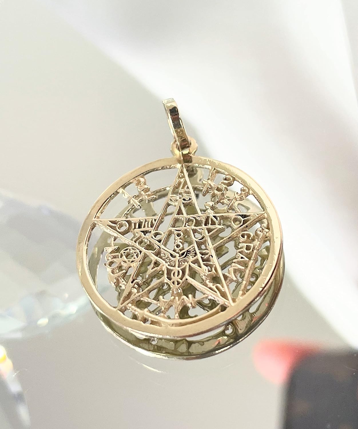 dije medalla de pentagrammaton tetragamaton Pentagrama o tetragrama de ...