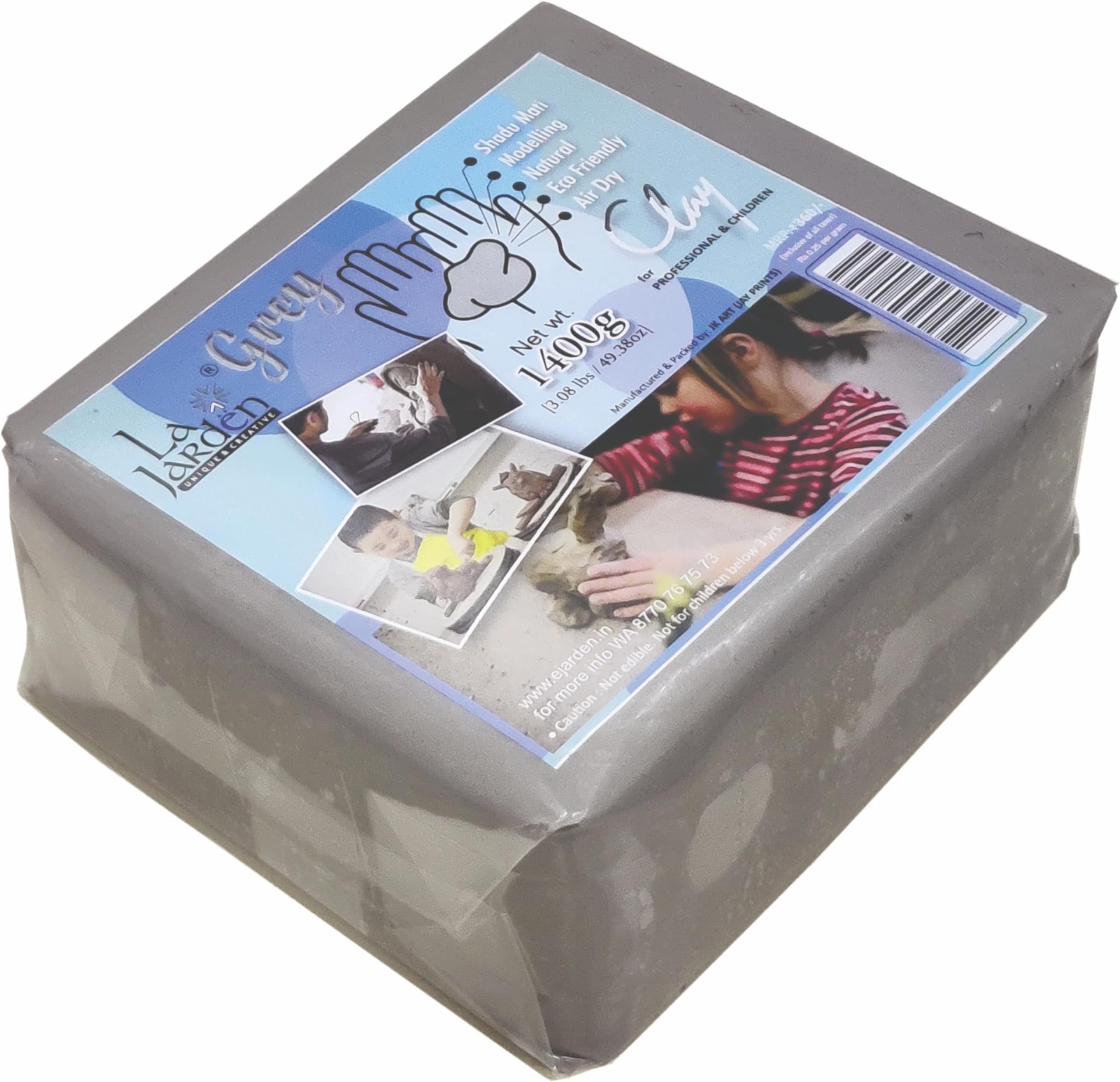 La Jarden® Natural Air Dry Clay 1.4kg | Shadu mati | Modelling ...