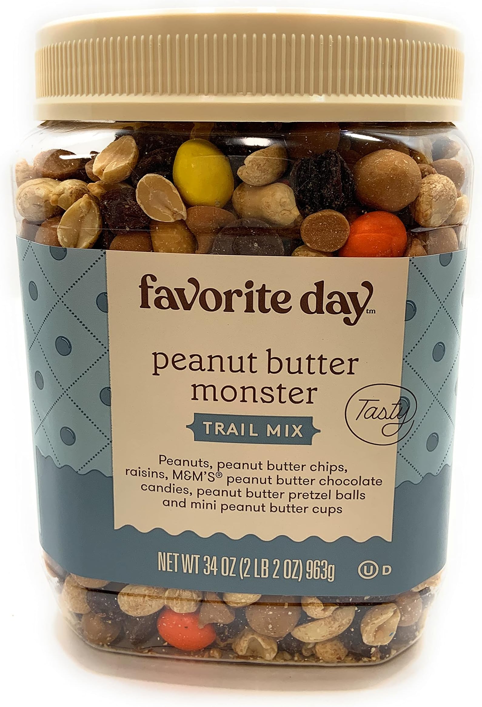 Amazon.com: Favorite Day Peanut Butter Monster Trail Mix, 34 oz., 2.1 ...