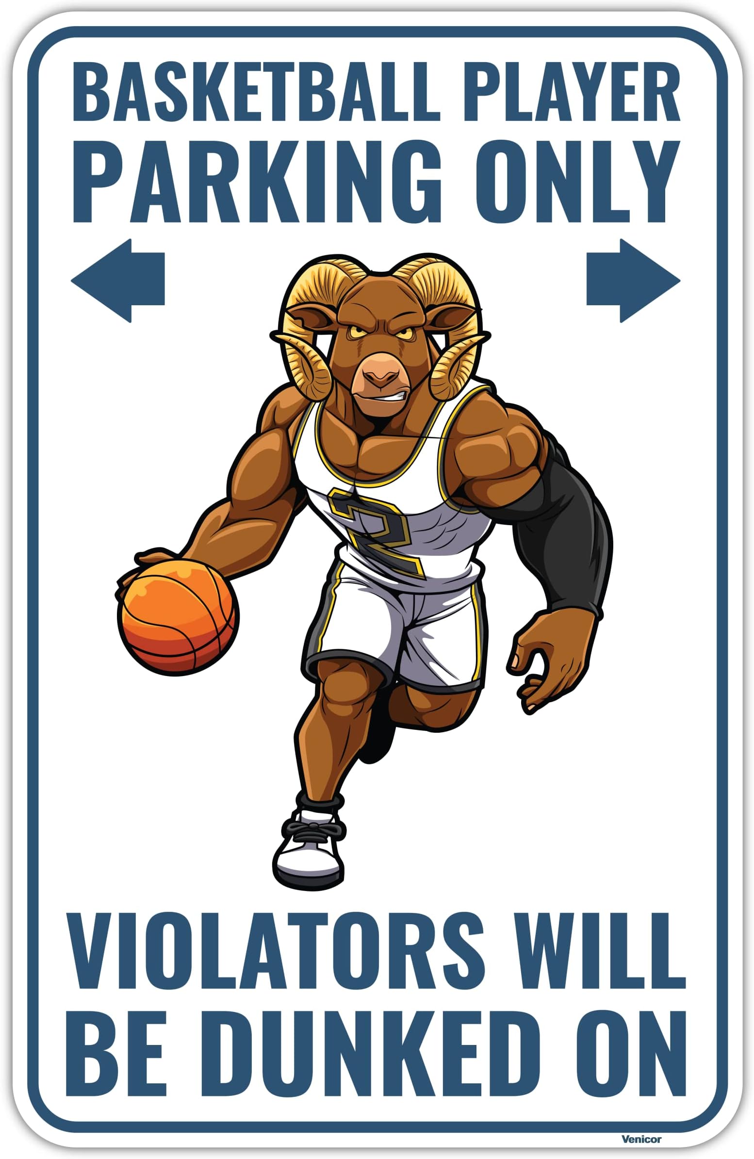 Amazon.com: Basketball Court Funny Street Sign 16" x 4" Sports Bar Game ...