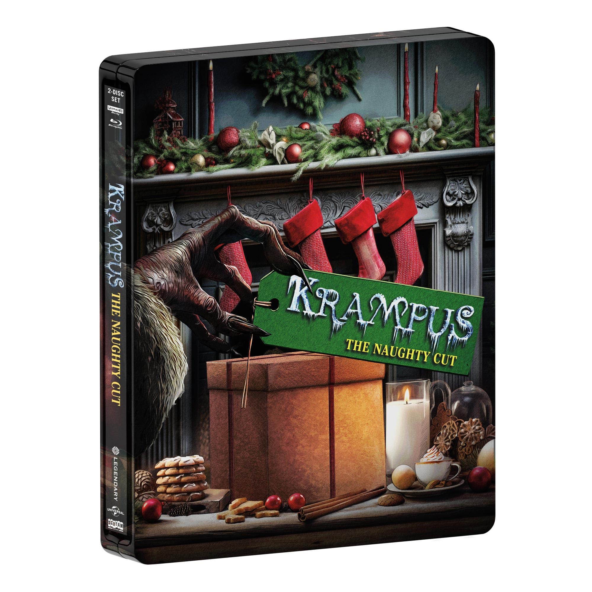 Krampus - The Naughty Cut Limited Edition Steelbook 4K Ultra HD + Blu ...