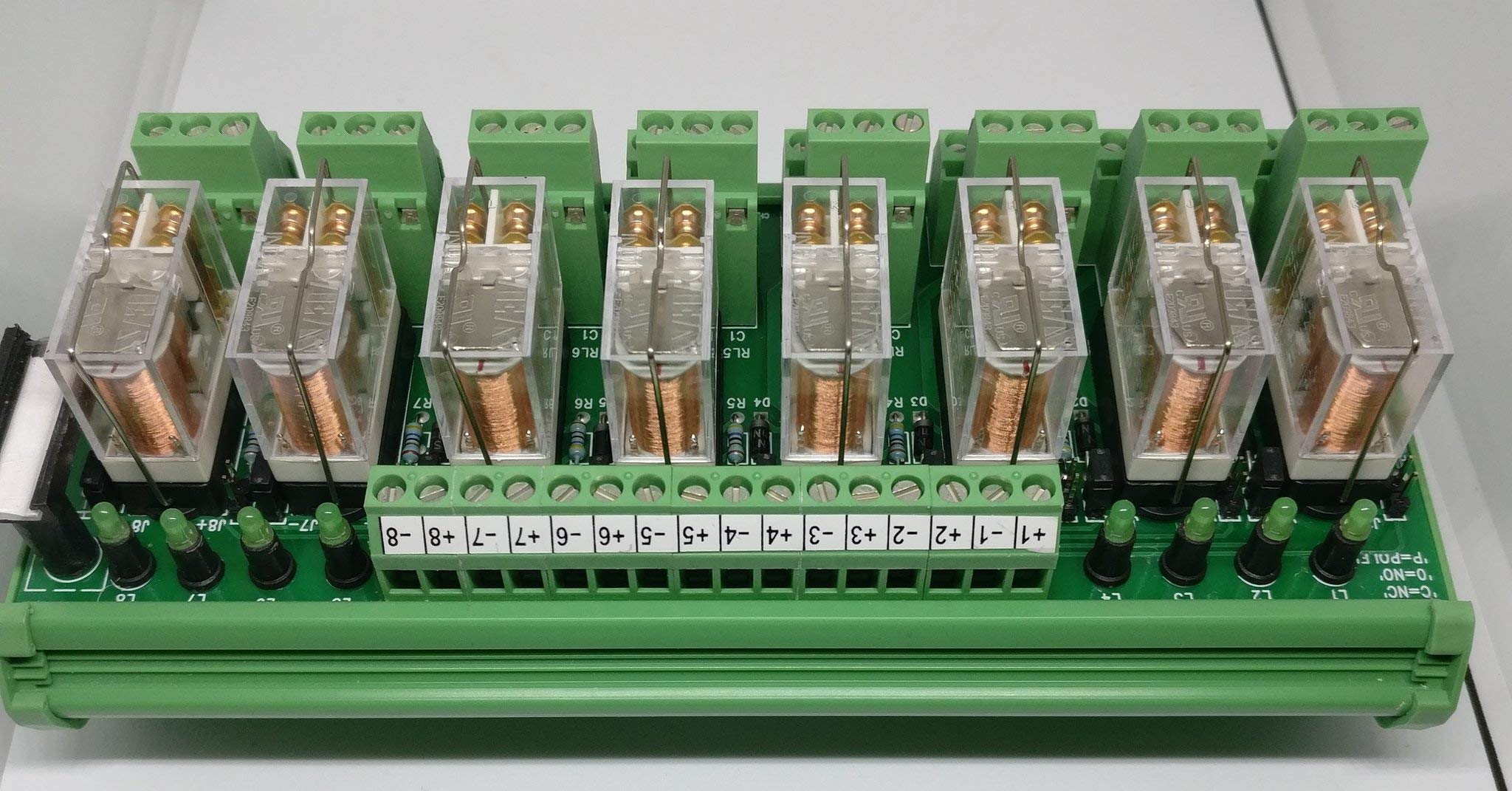 Phoenix Contact Make 8 Channel 24V 2 Changeover Relay Board with ...