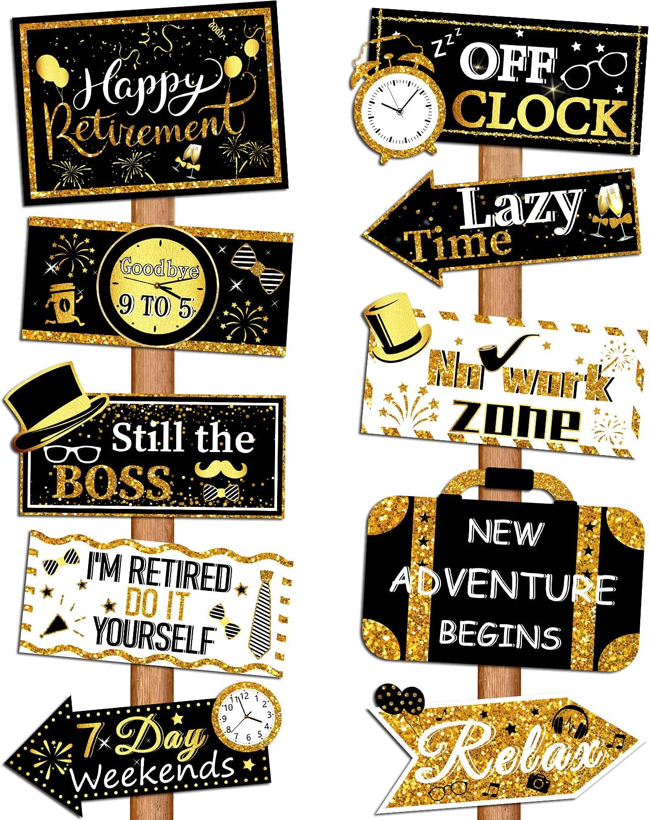 Amazon.com : Personalized Retirement Celebration Welcome Sign, Custom ...