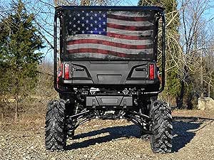 Amazon.com: Fits Pioneer 1000-6 UTV Rear Dust Screen/UV Protection S/S ...