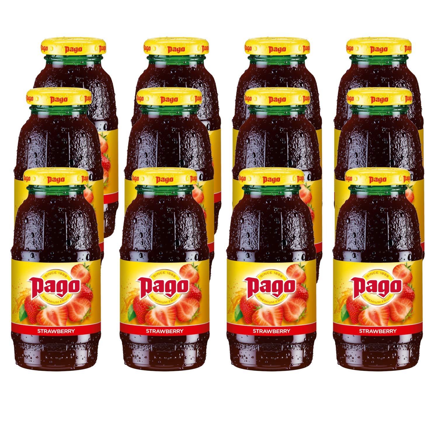 Buy Pago – Strawberry - Natural Fruit Juice Drink, Vegan Friendly and ...