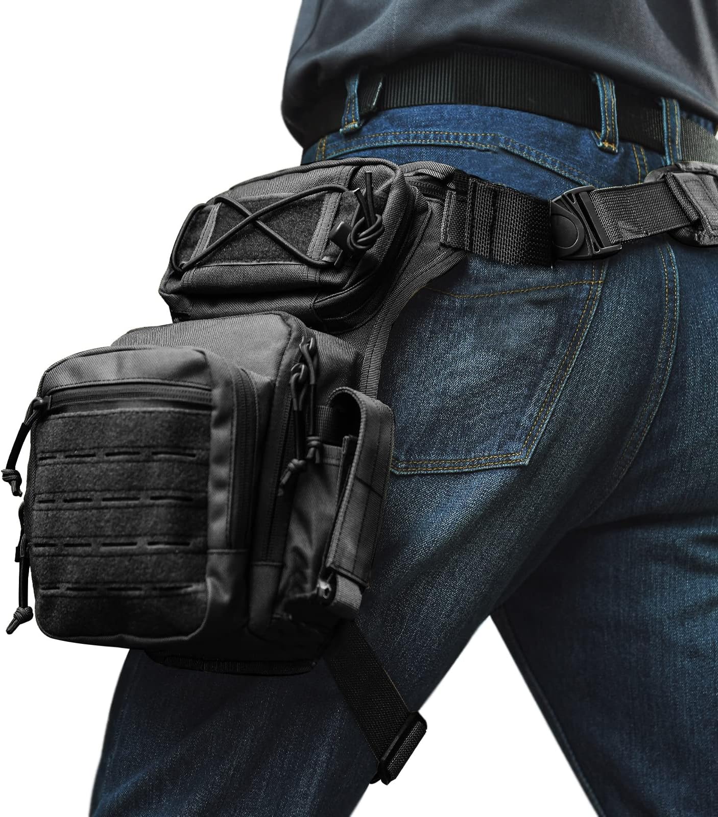 Amazon.com | Innturt Nylon Leg Bag Thigh Bag Leg Pouch Fanny Pack ...