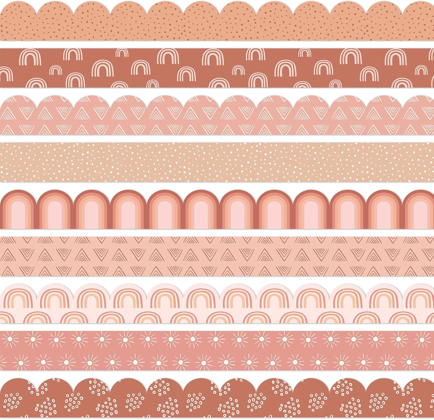 Amazon.com: JarThenaAMCS 82Ft Retro Groovy Bulletin Board Borders ...