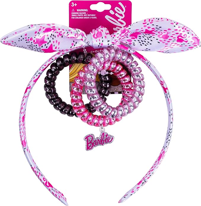Amazon.com: Barbie Headbands For Girls| 4pc Barbie Toddler Headband and ...