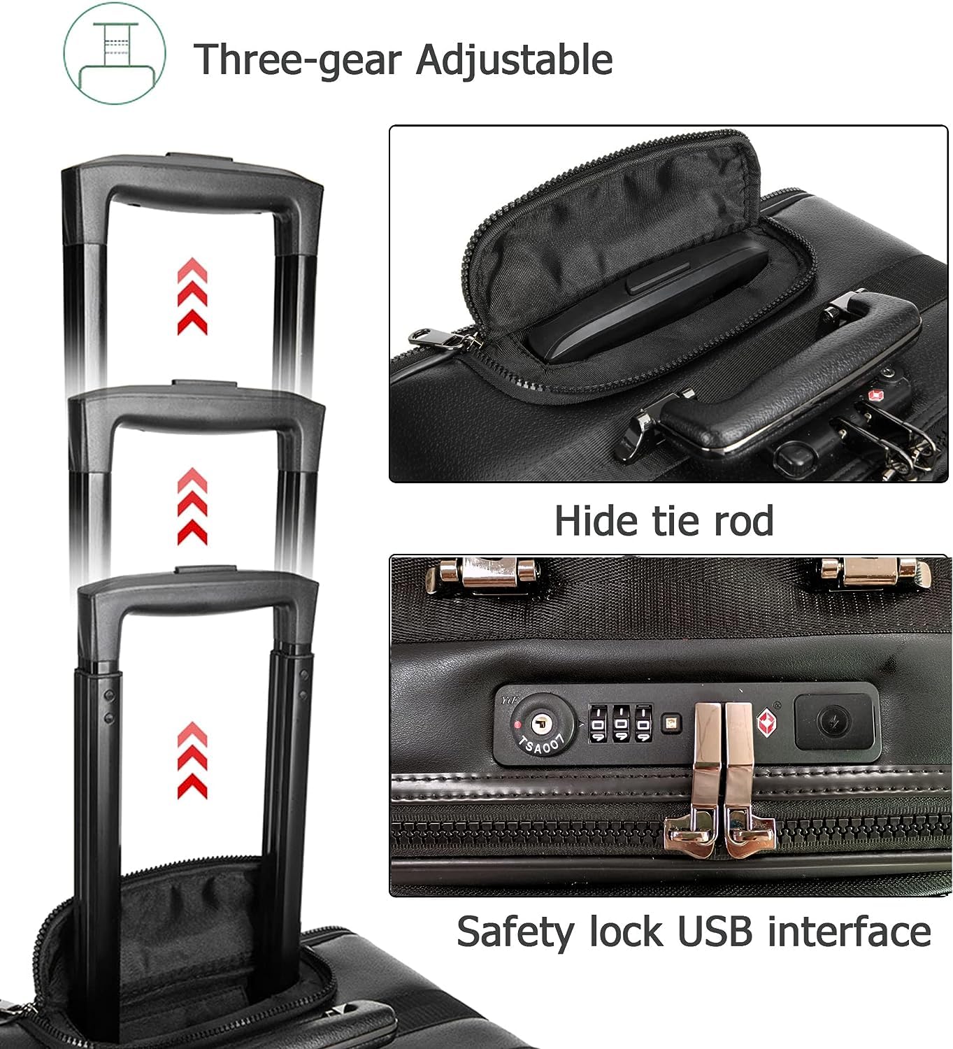 feilario 20in 2Pcs Expandable Soft Shell Luggage Set - Sturdy PVC ...