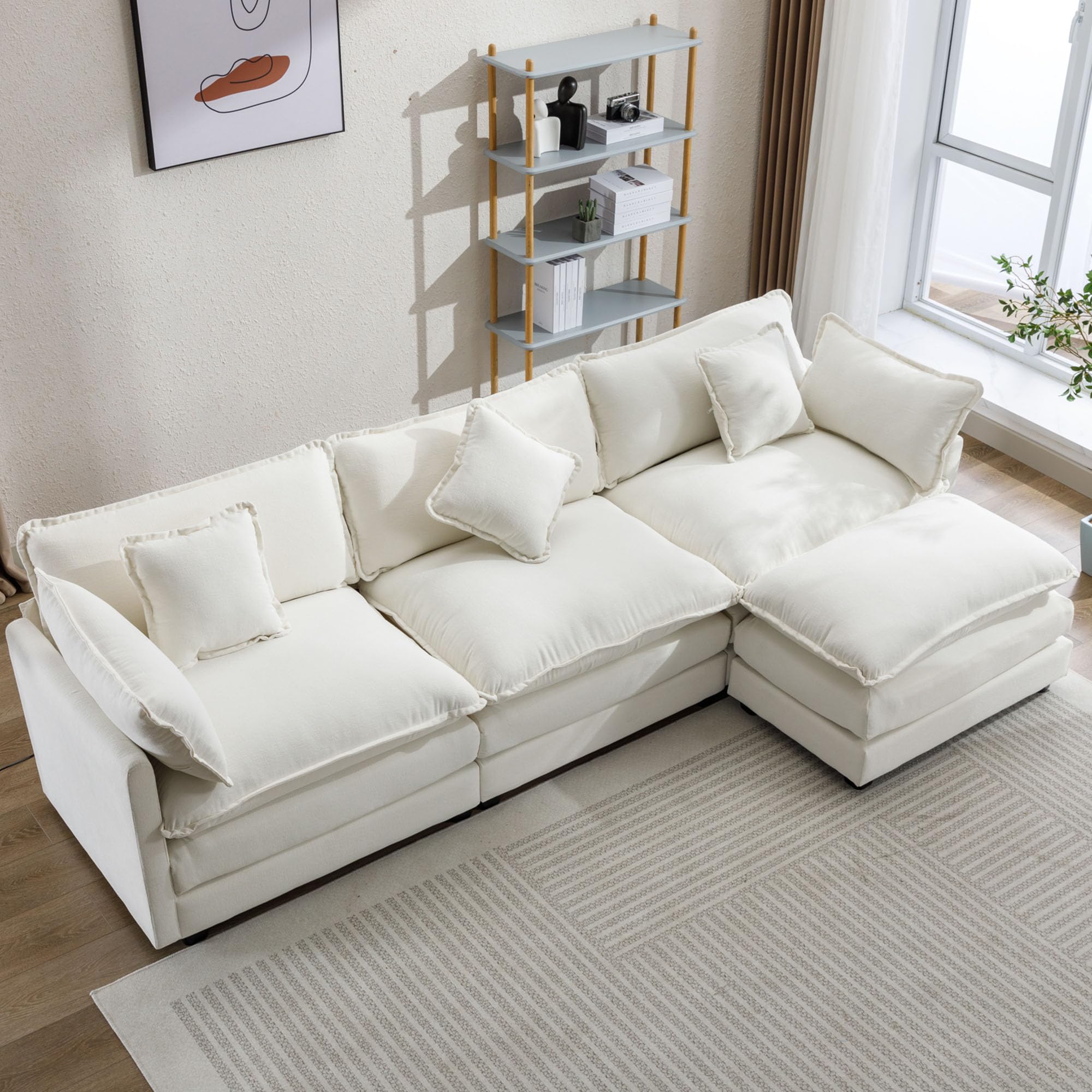 Amazon.com: DREAMODERN 112.2" Wide Modular Sofa Couch for Living Room ...