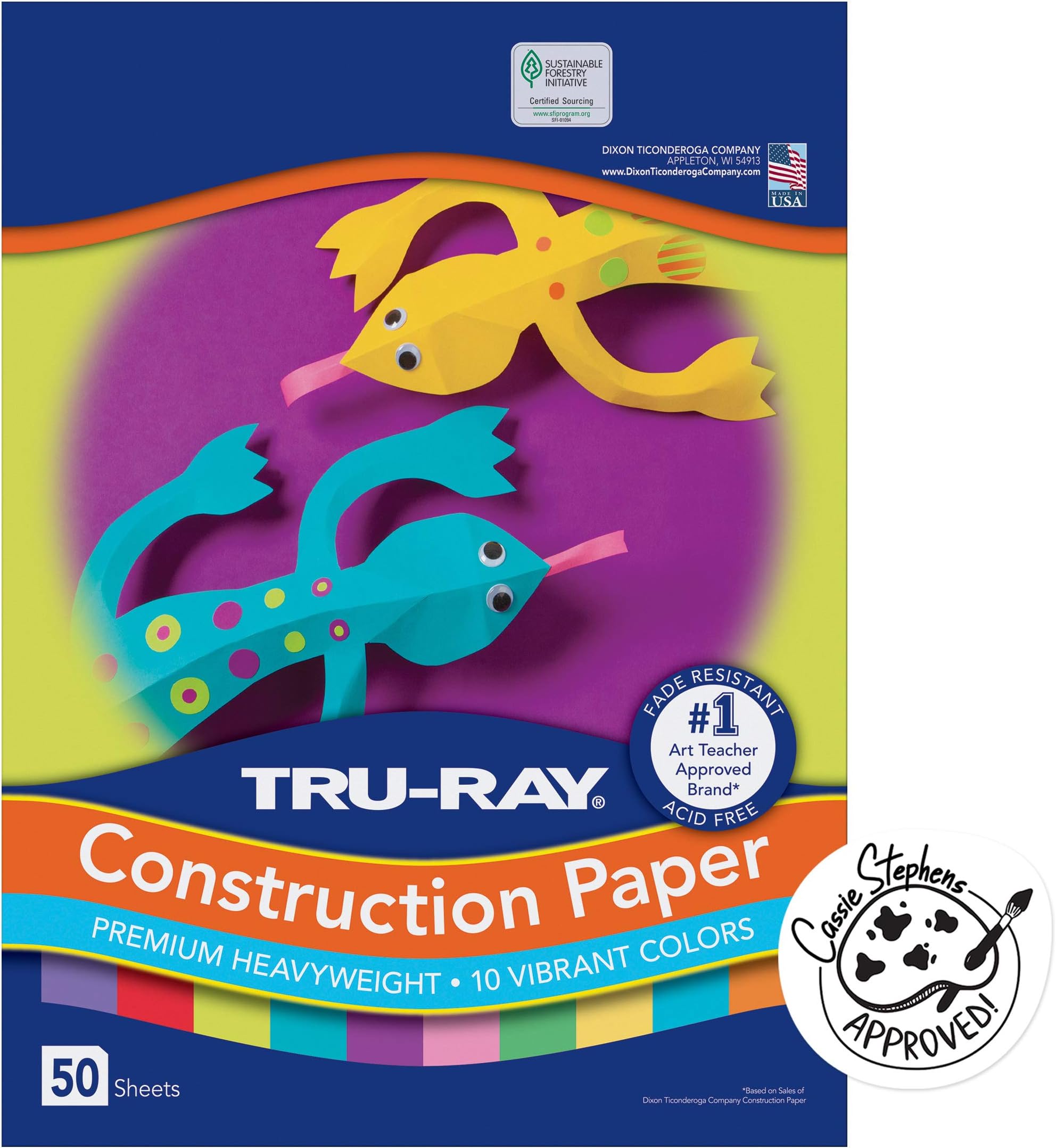 Amazon.com: SunWorks 6525 Construction Paper Smart-Stack, 58 lbs., 9 x ...