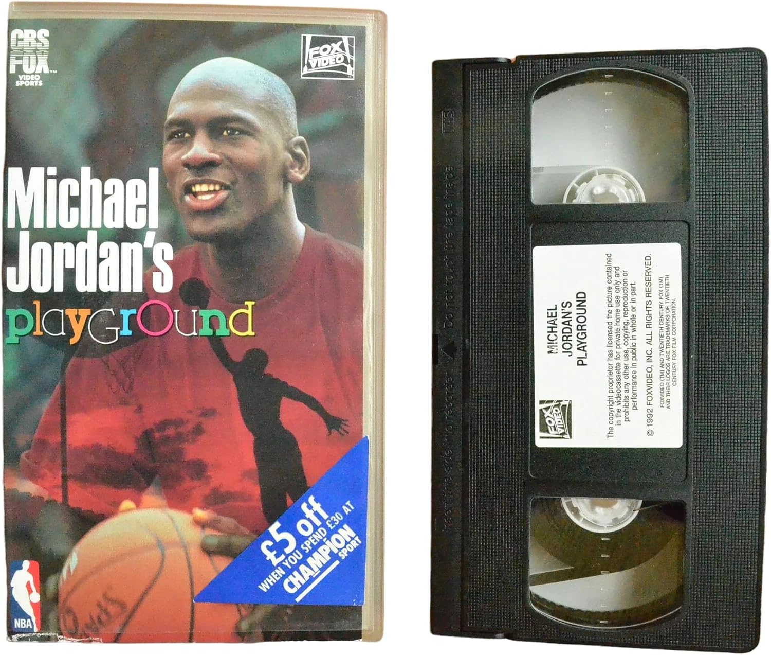NBA Collection: Michael Jordan's Playground [VHS] : Basketball: Amazon ...