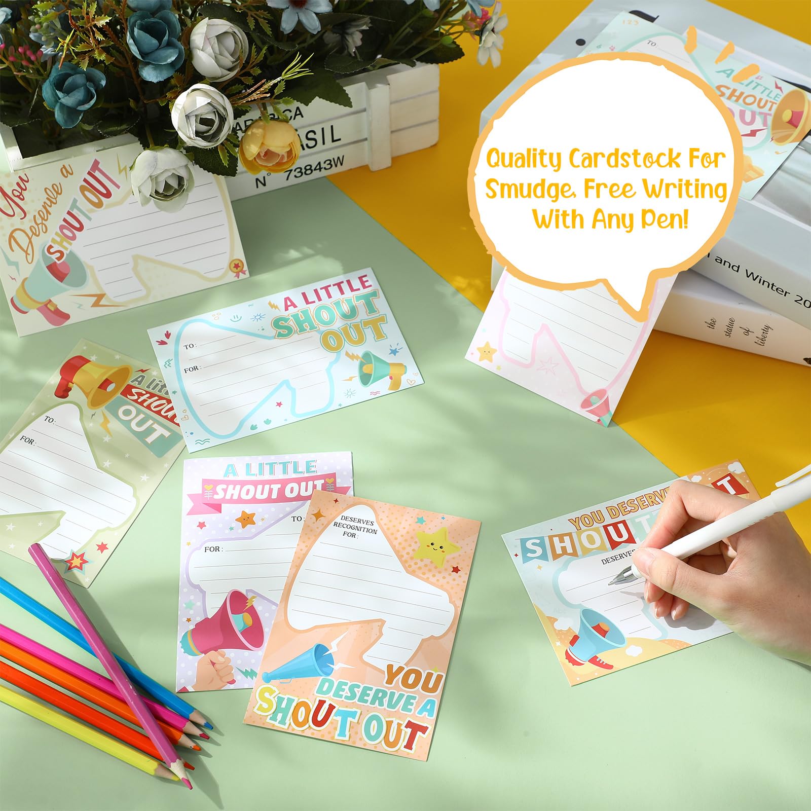 Snapklik.com : 200 Count Shout Out Cards For Teachers Students ...