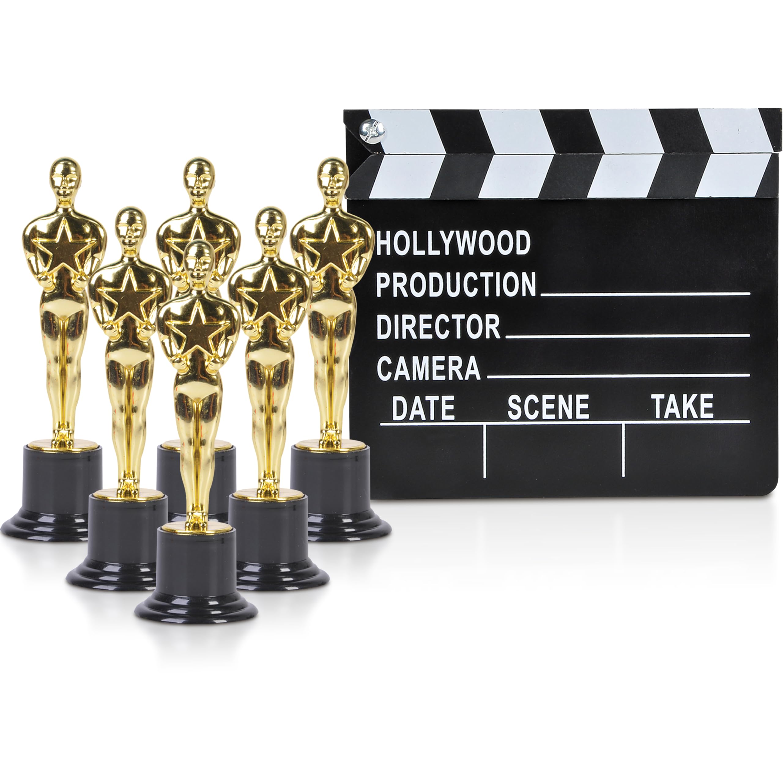 Amazon.com: Forest & Twelfth Golden Award Trophies and Movie Clapboard ...