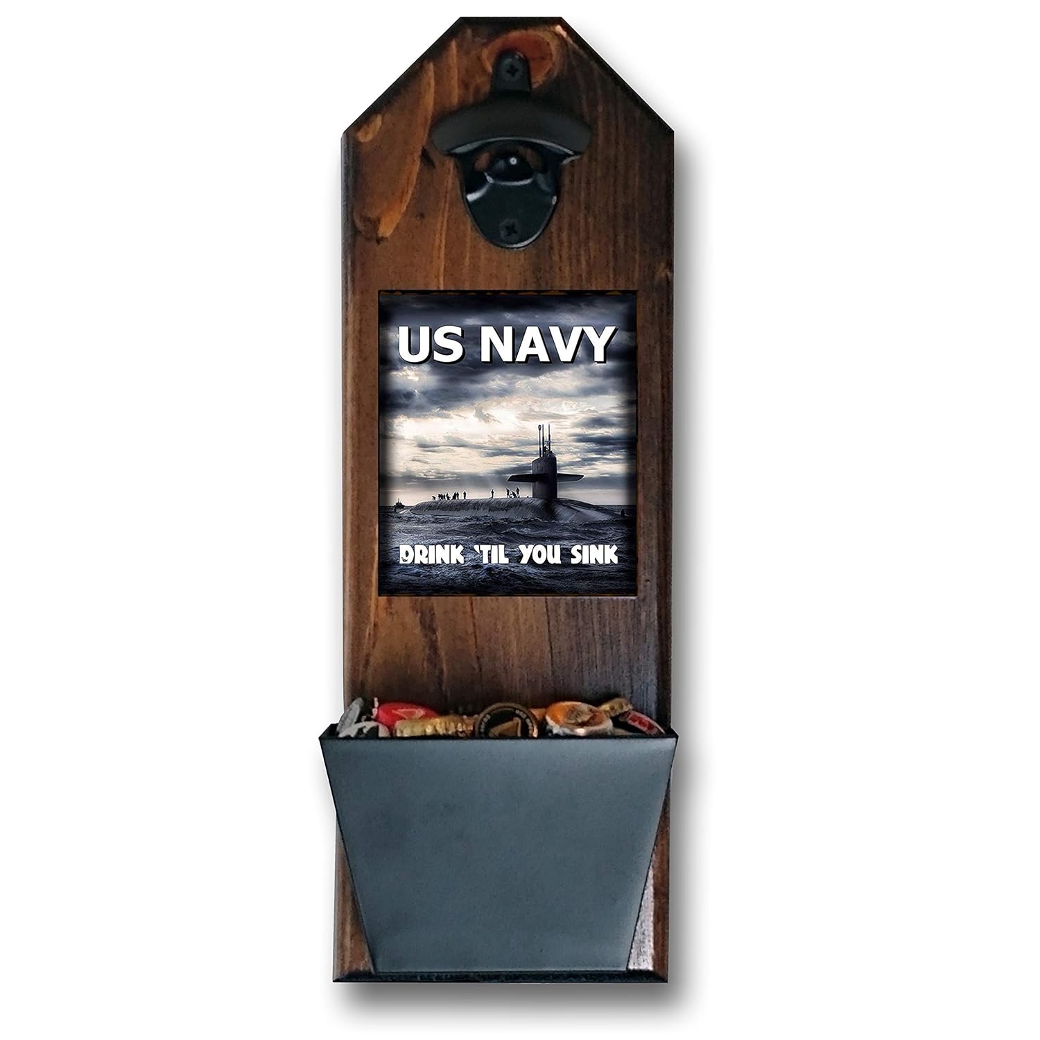 Amazon.com: "U.S. Navy - Submarine Drink 'Til You Sink" Wall Mounted ...