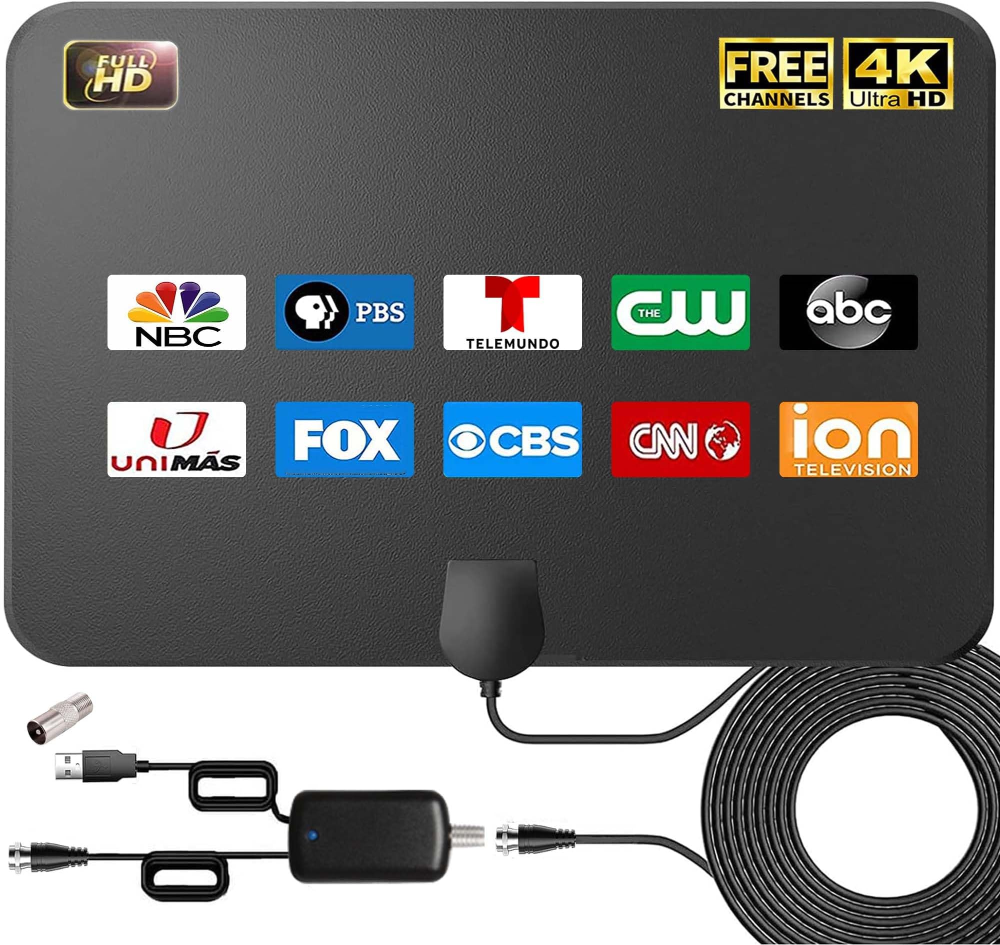 Amazon.com: 4K Amplified HD Digital TV Antenna Long 1000 Miles Range ...