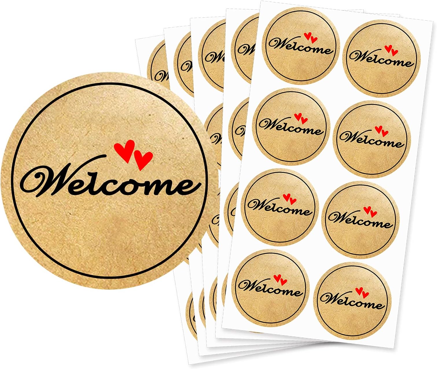 Amazon.com : Welcome Greeting Stickers Labels,Wedding Welcome Stickers ...