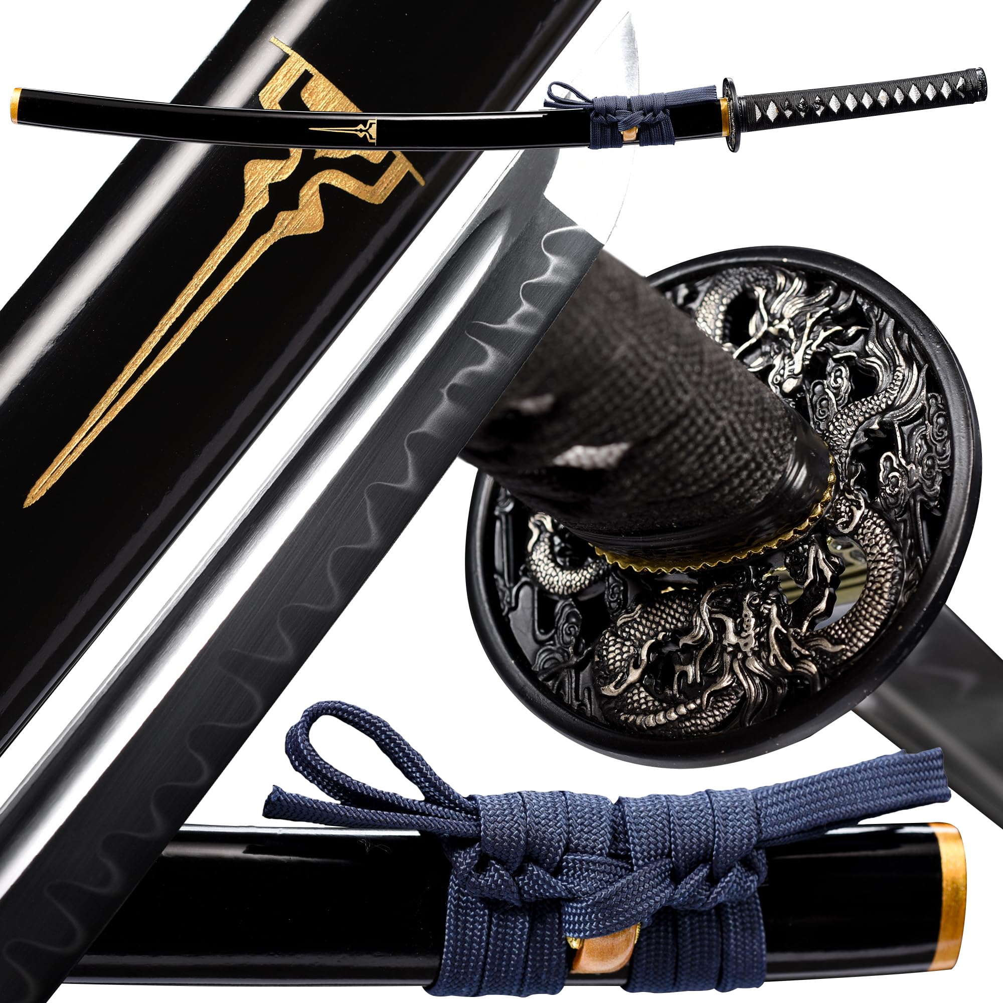 Buy entez Real Katana , Authentic Japanese Samurai , Full Tang, Real ...
