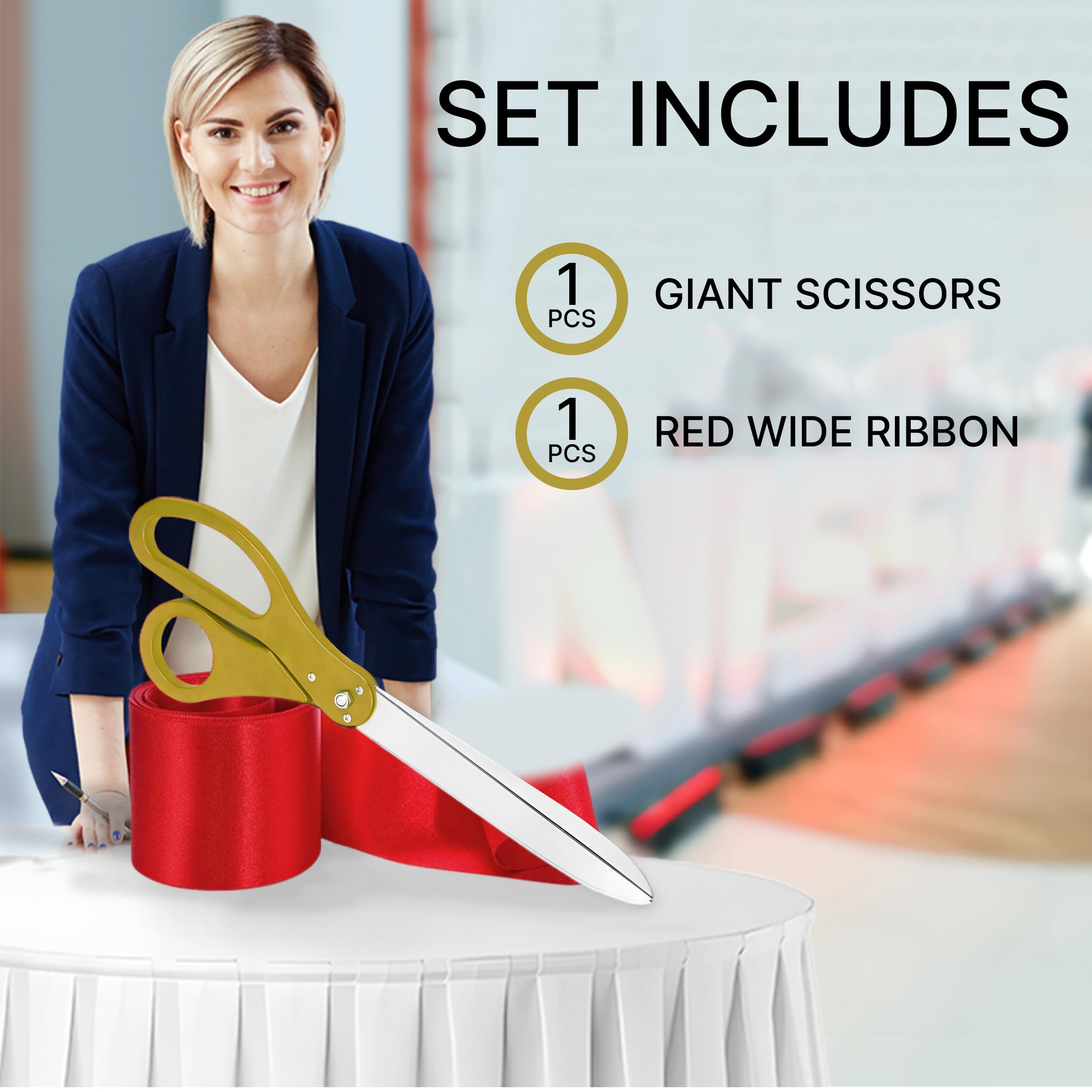 Grand Opening Ribbon Cutting Scissors 150+ Hand Business Cutting