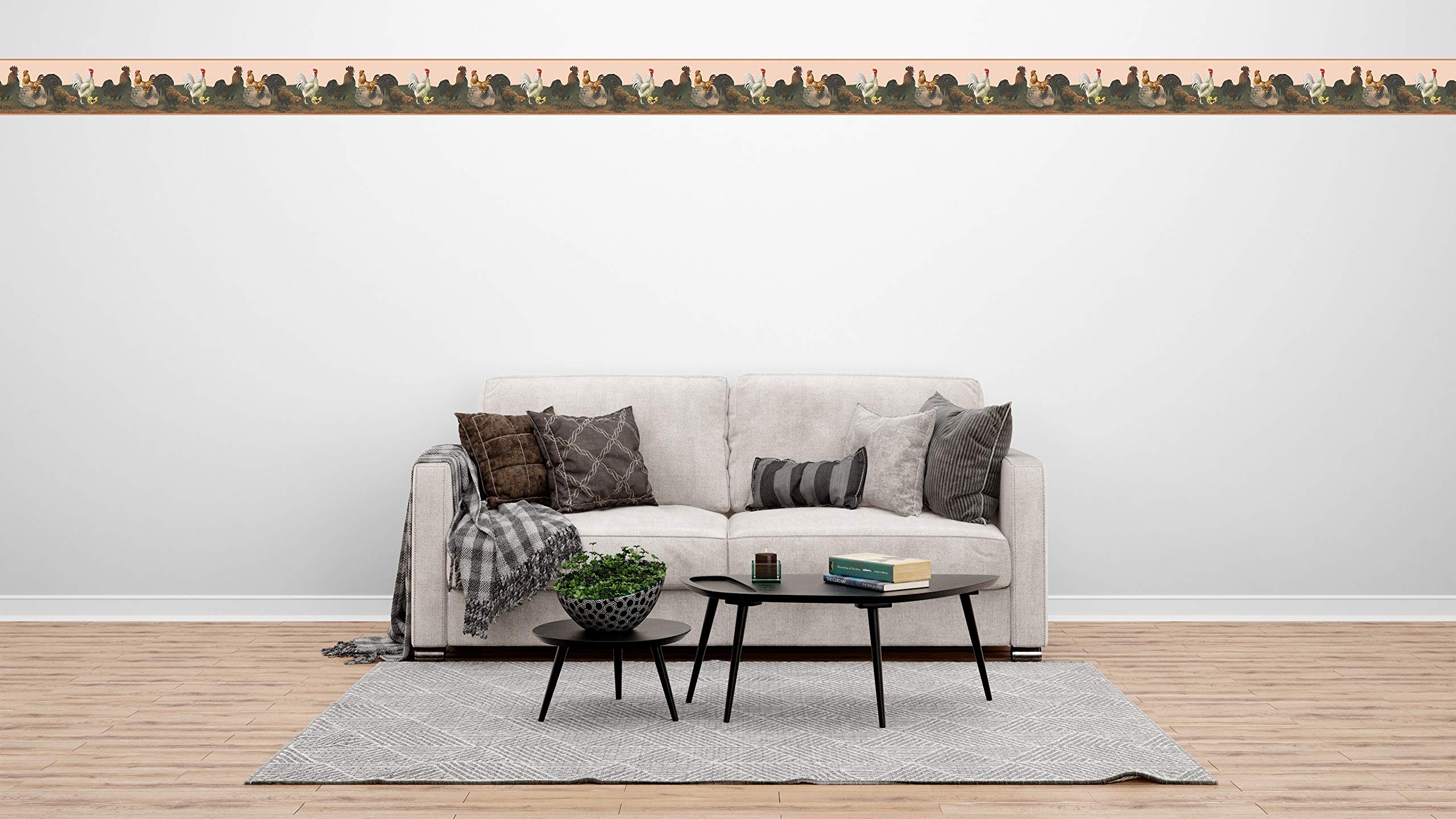 Wallpaper Border Country Decorating Country Wallpaper Border (Peel And