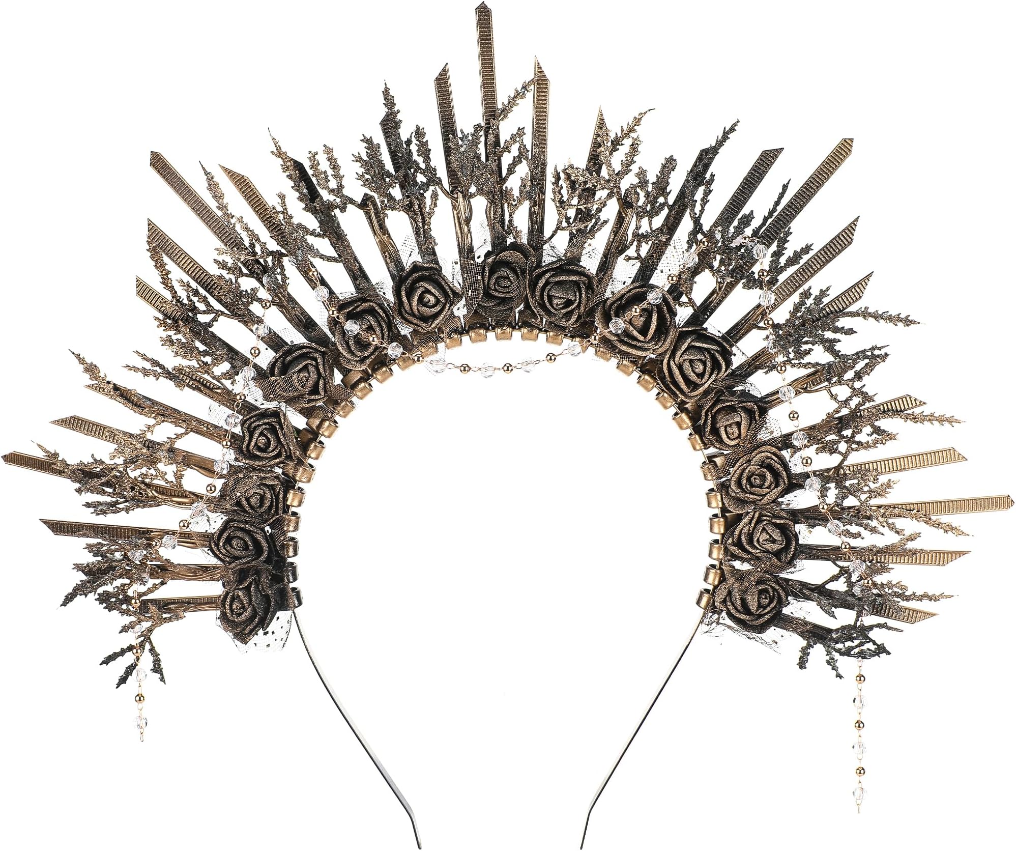 Amazon.com : MOSTORY Gothic Snake Flower Crown - Medusa Headpiece Dark ...