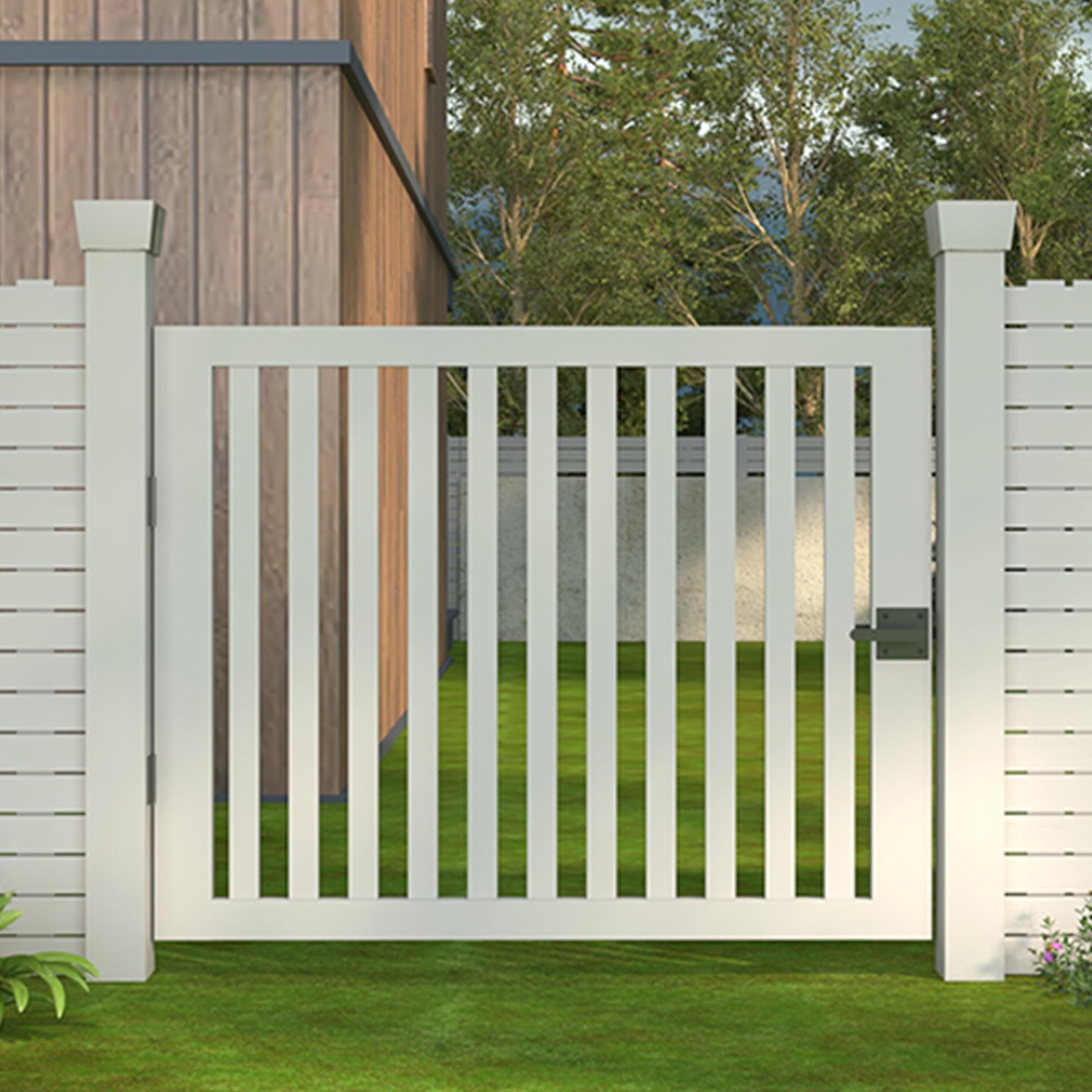 Snapklik.com : JUGREAT Double Side Gate Latch, Heavy Duty Aluminum ...