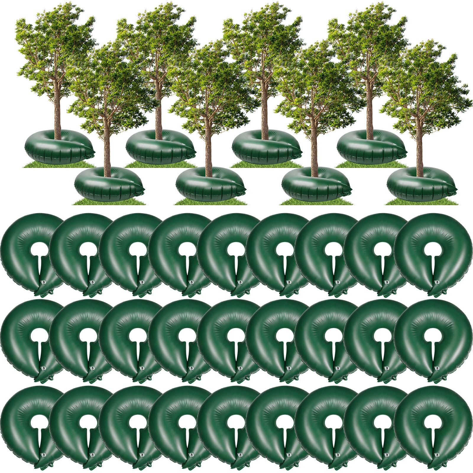 Snapklik.com : 50 Pack 15 Gallon Tree Watering Ring Slow Release ...