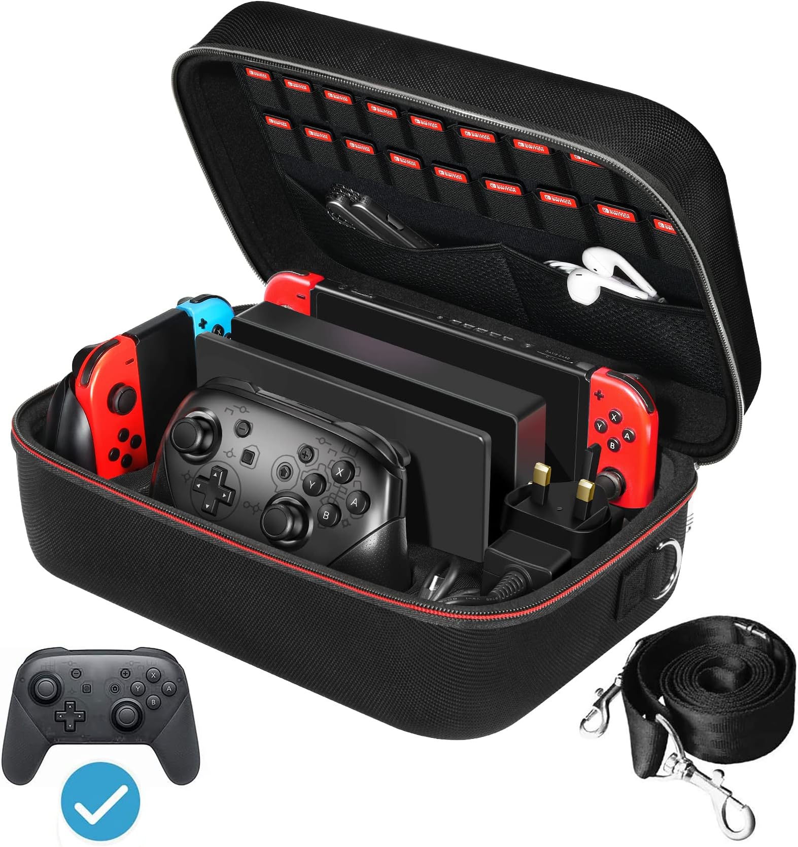 iVoler Carrying Storage Case for Nintendo Switch/Switch OLED Model ...