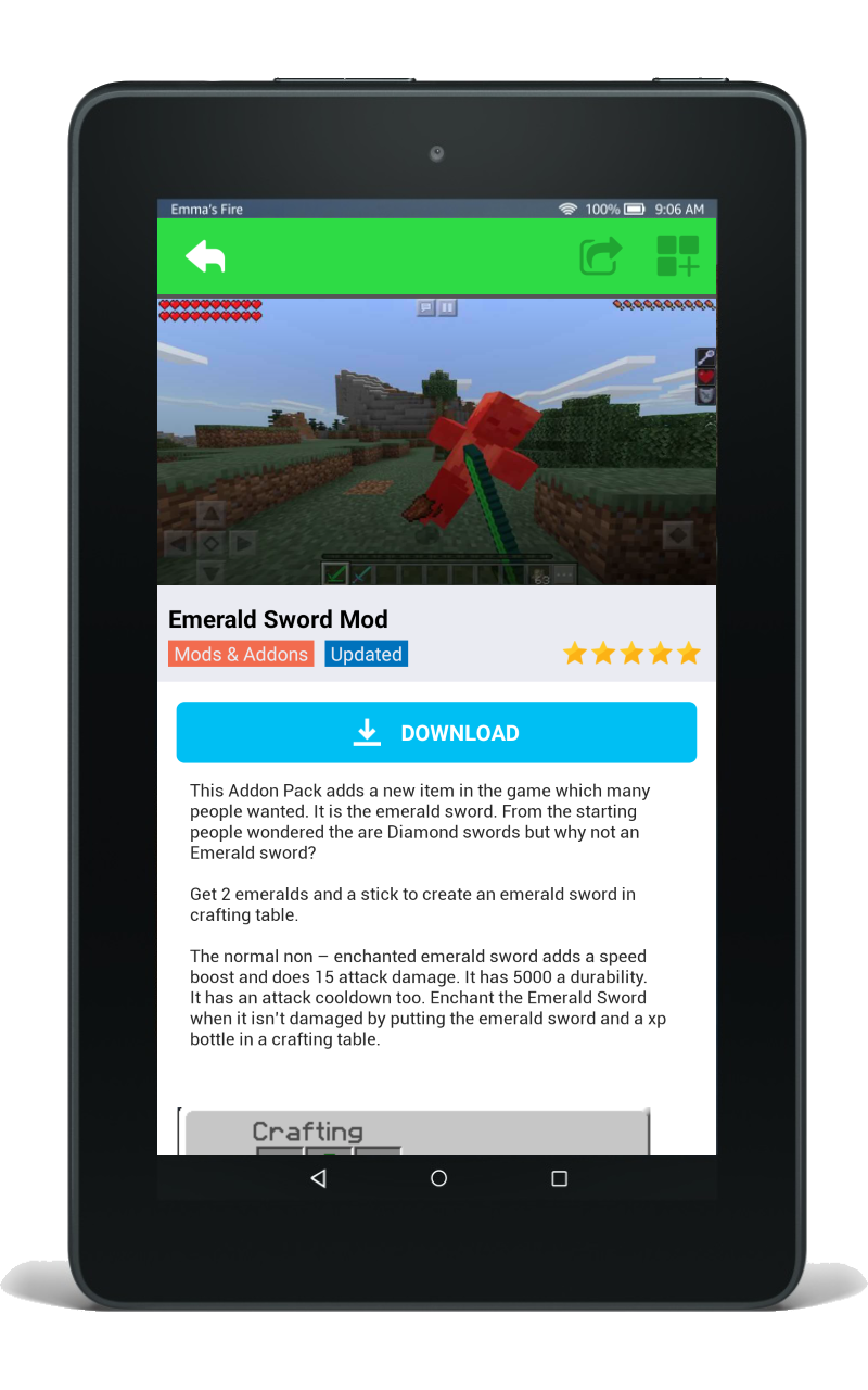 Swords Mod for Minecraft PE - App on Amazon Appstore