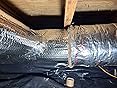Manson 3" R8 Fiberglass Duct Insulation Wrap. FSK Foil Faced (4' Wide x ...