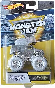 Amazon.com: Hot Wheels Monster Jam Silver Collection Mohawk Warrior ...