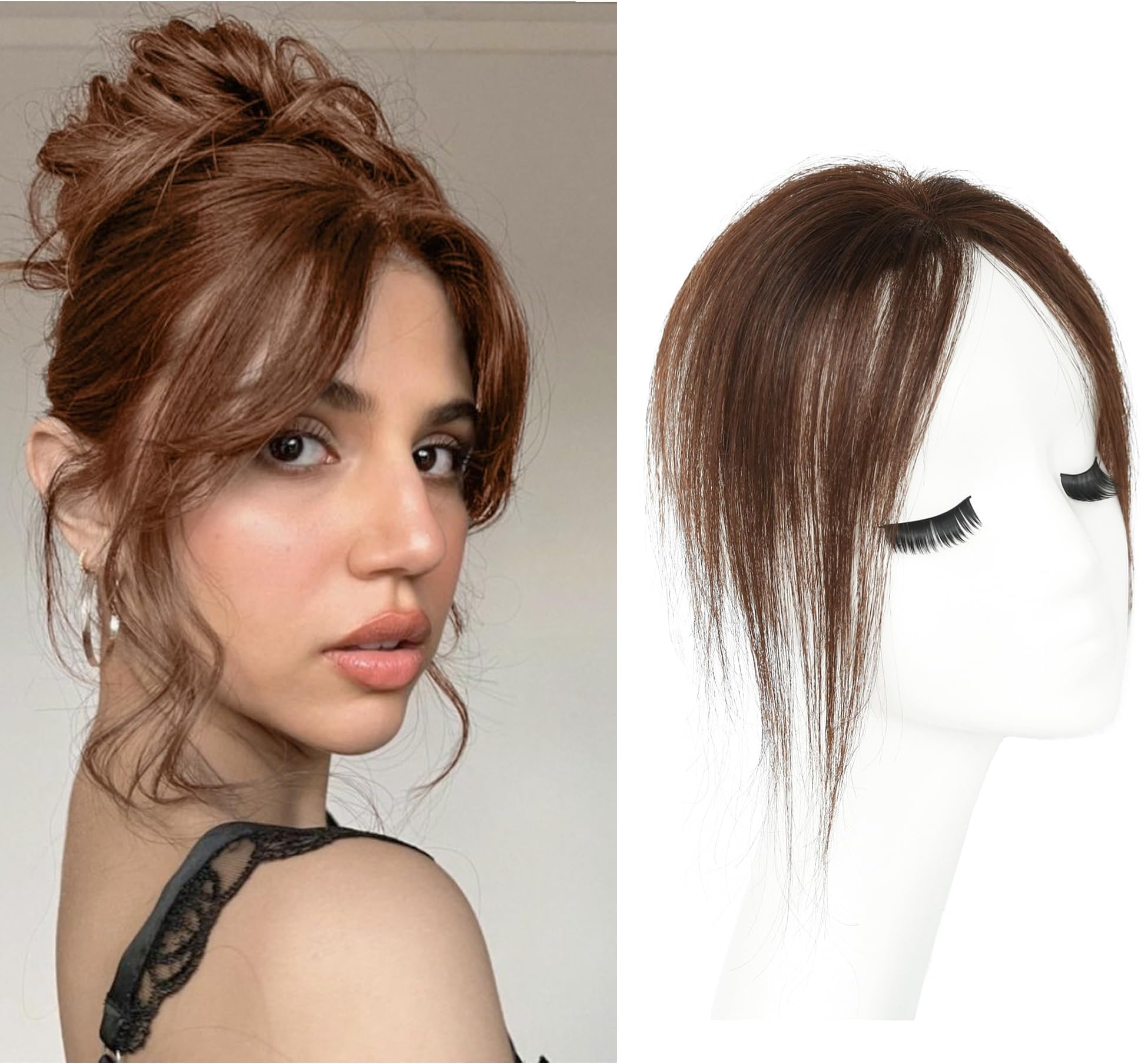 Amazon.com : Meiverah Clip in Bangs Clip In Hair Extensions 100% Baby ...