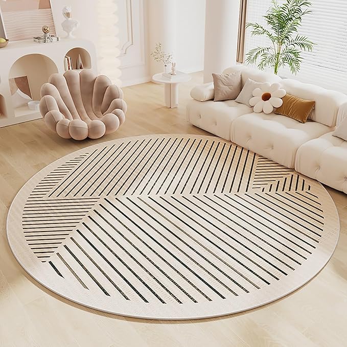 Amazon.com: CAFETU Modern Irregular Shaped Rug,Non-Slip Area Rugs ...