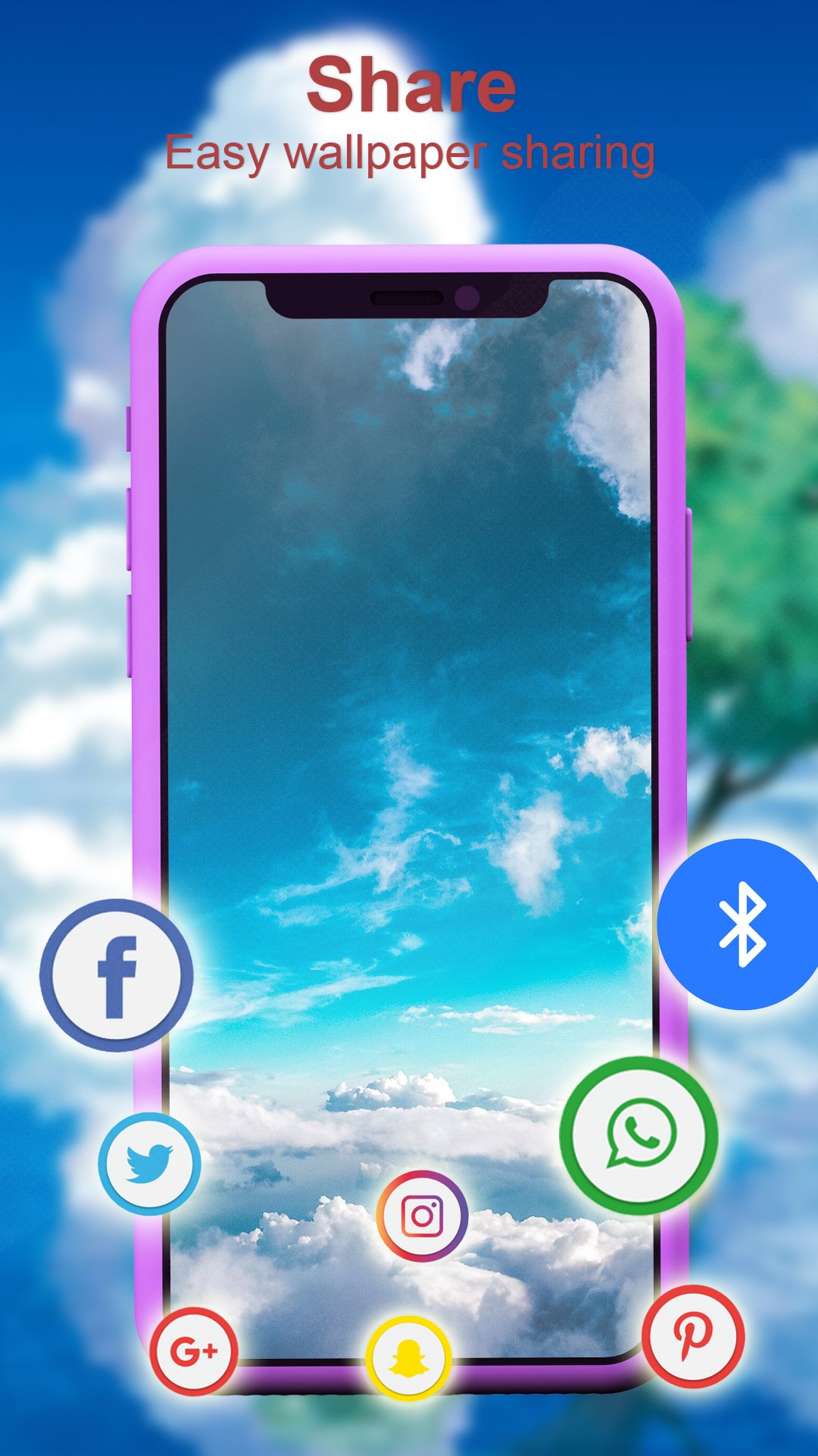 Lively Blue Sky Wallpaper 4K - App on Amazon Appstore