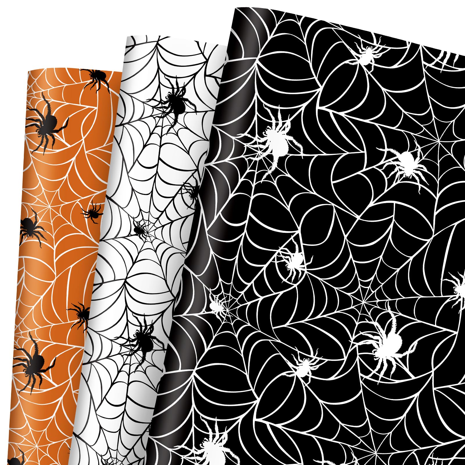 Amazon.com: JarThenaAMCS 12 Sheets Halloween Wrapping Paper -Not Roll ...
